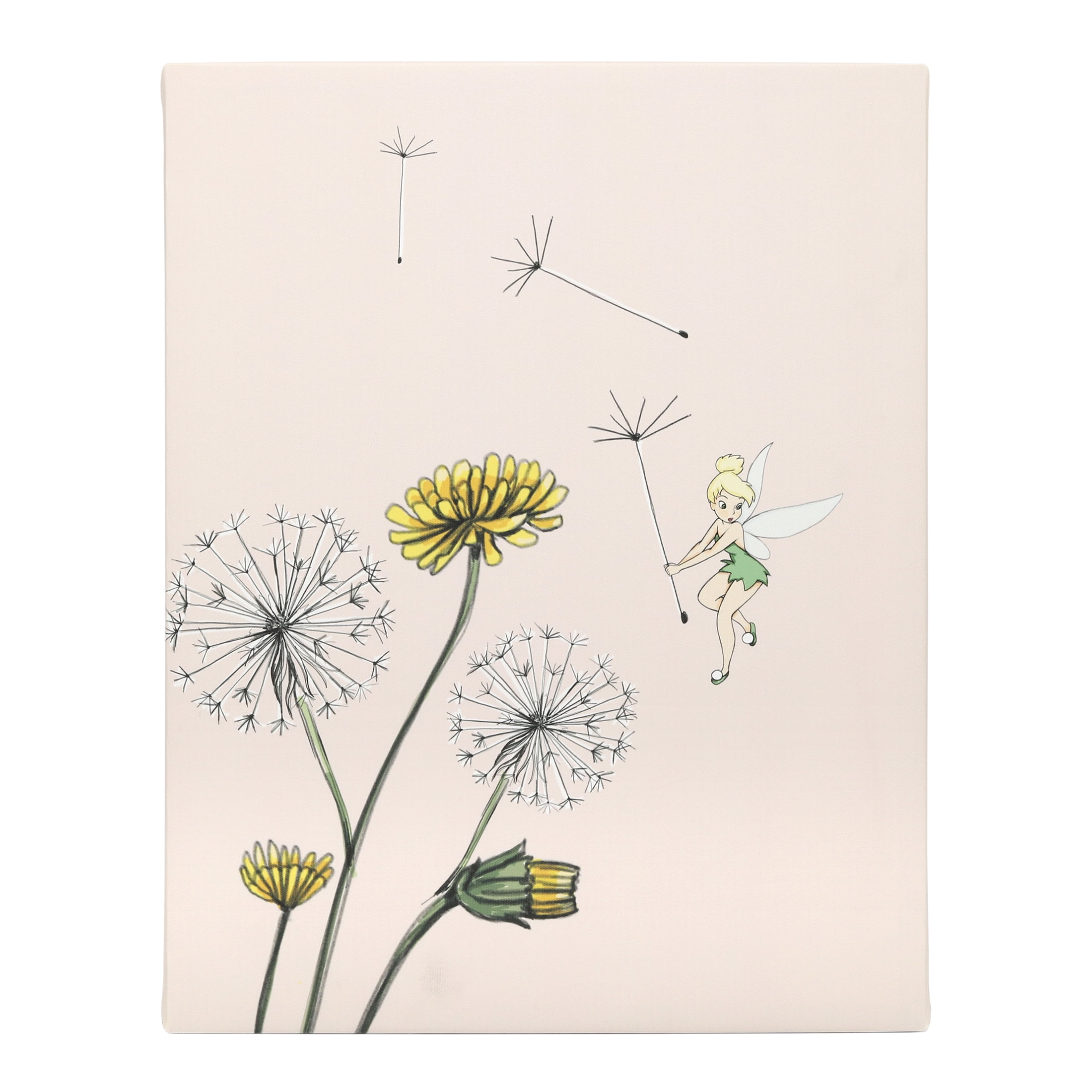 Tinker Bell Canvas Wall Decor - Whimsical Art for Bedroom - Walmart.com