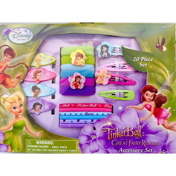 Disney Tinker Bell Hair Accessories 20 pcs set - Walmart.com