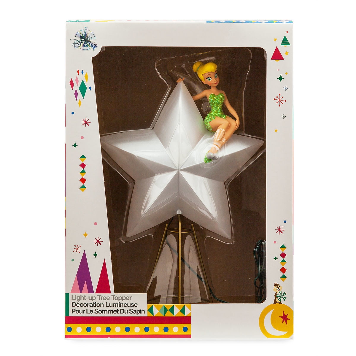 Disney Tinker Bell Light-Up Tree Topper New with Box - Walmart.com