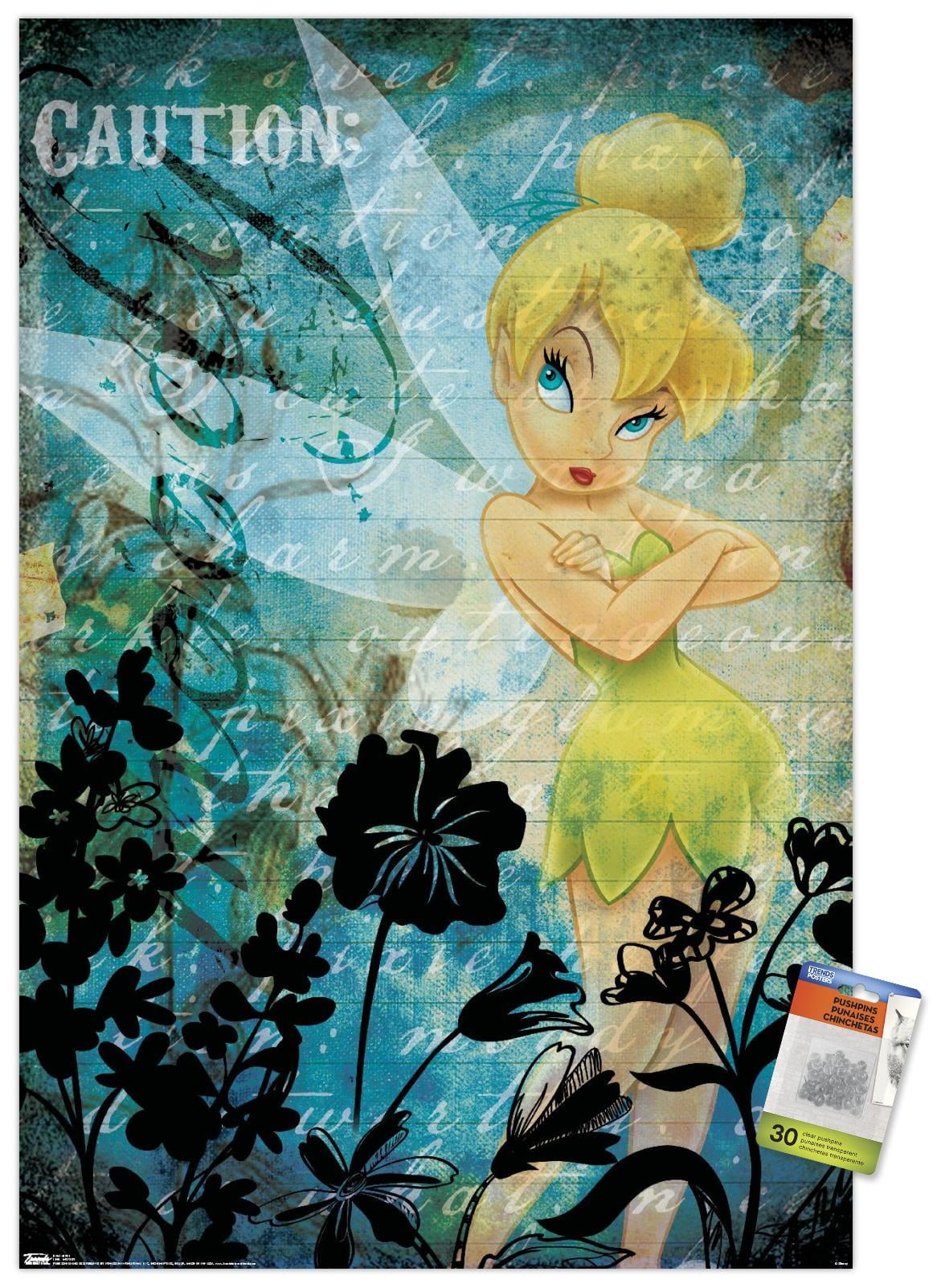 Disney Tinker Bell - Moody Wall Poster with Push Pins, 22.375" x 34 ...