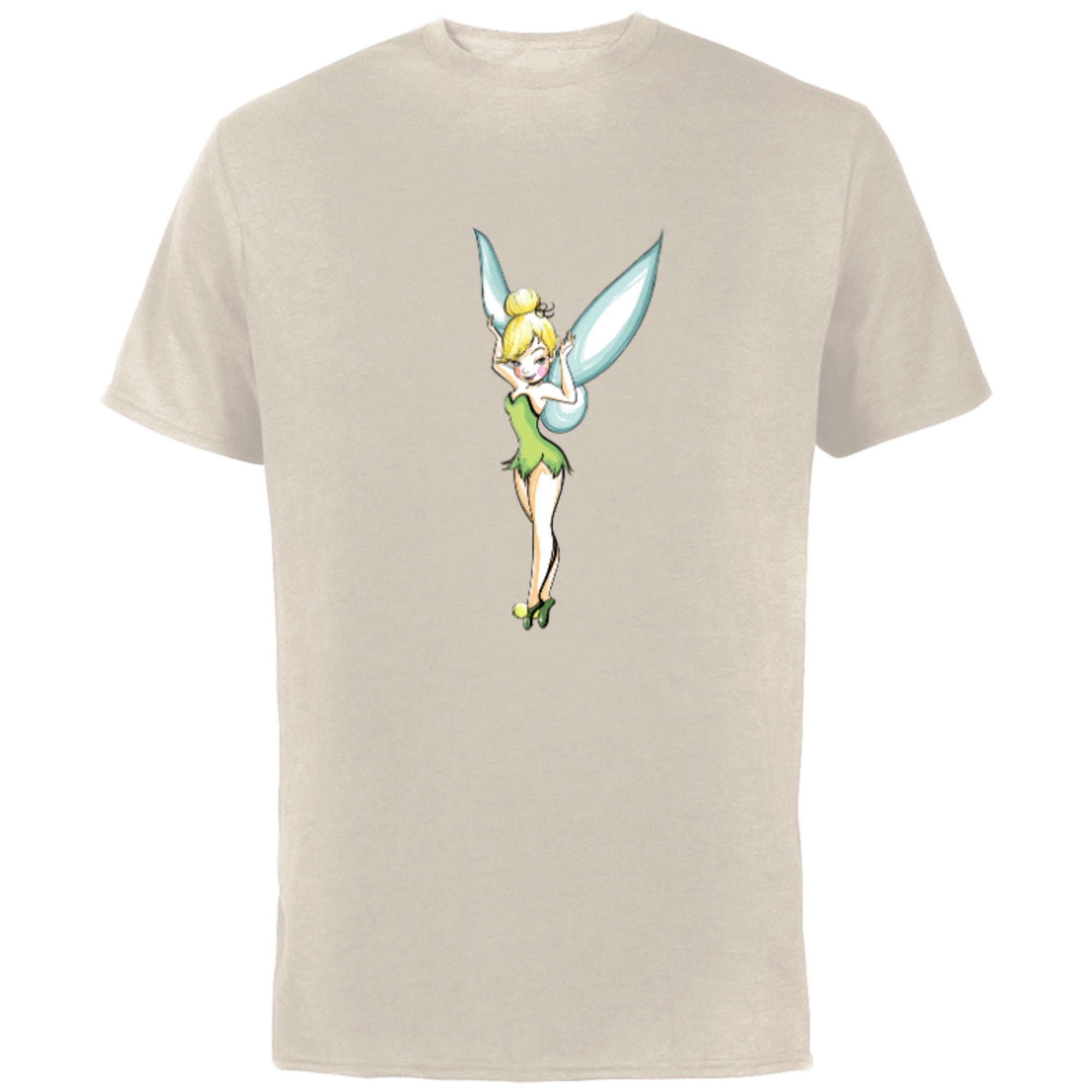 Disney Tinker Bell Pose T-Shirt - Short Sleeve Cotton T-Shirt for ...