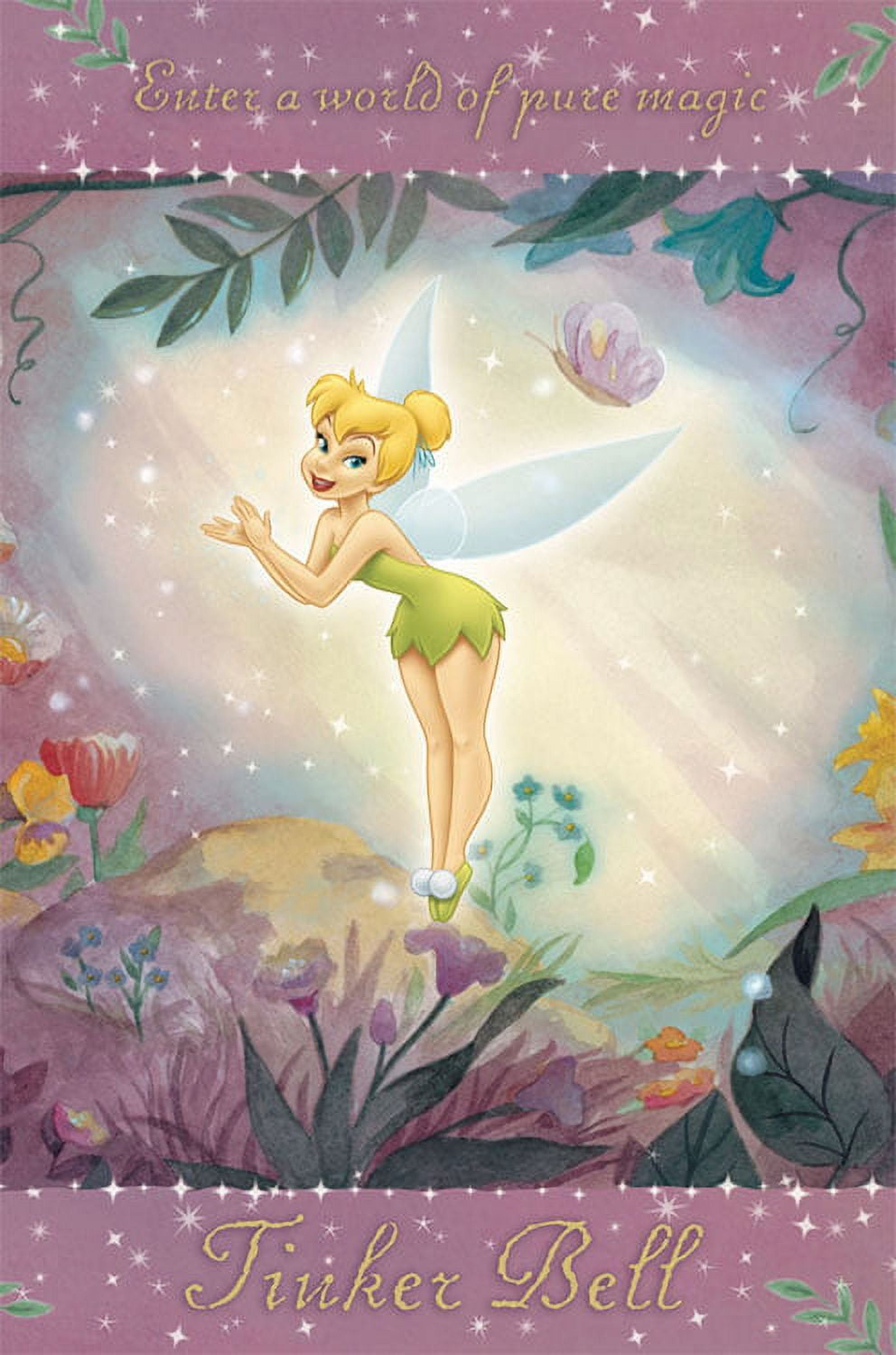Disney Tinker Bell - Pure Magic Wall Poster, 22.375" x 34" - Walmart.com