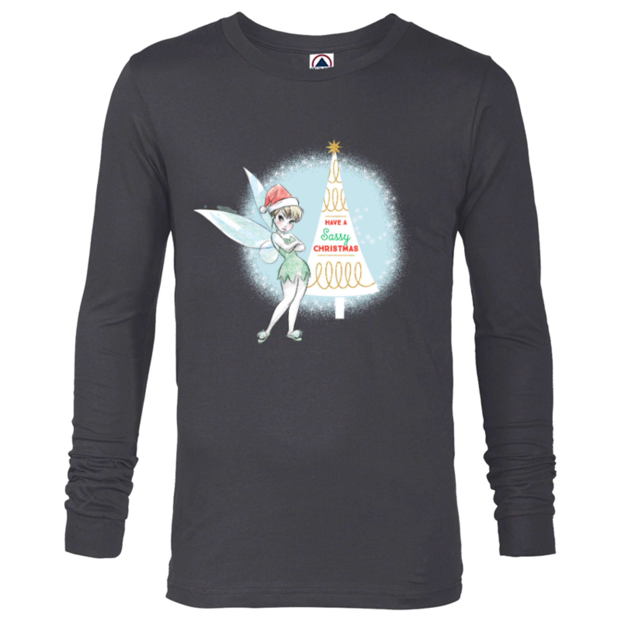 Disney Tinker Bell Sassy Christmas Holiday - Long Sleeve T-Shirt for ...
