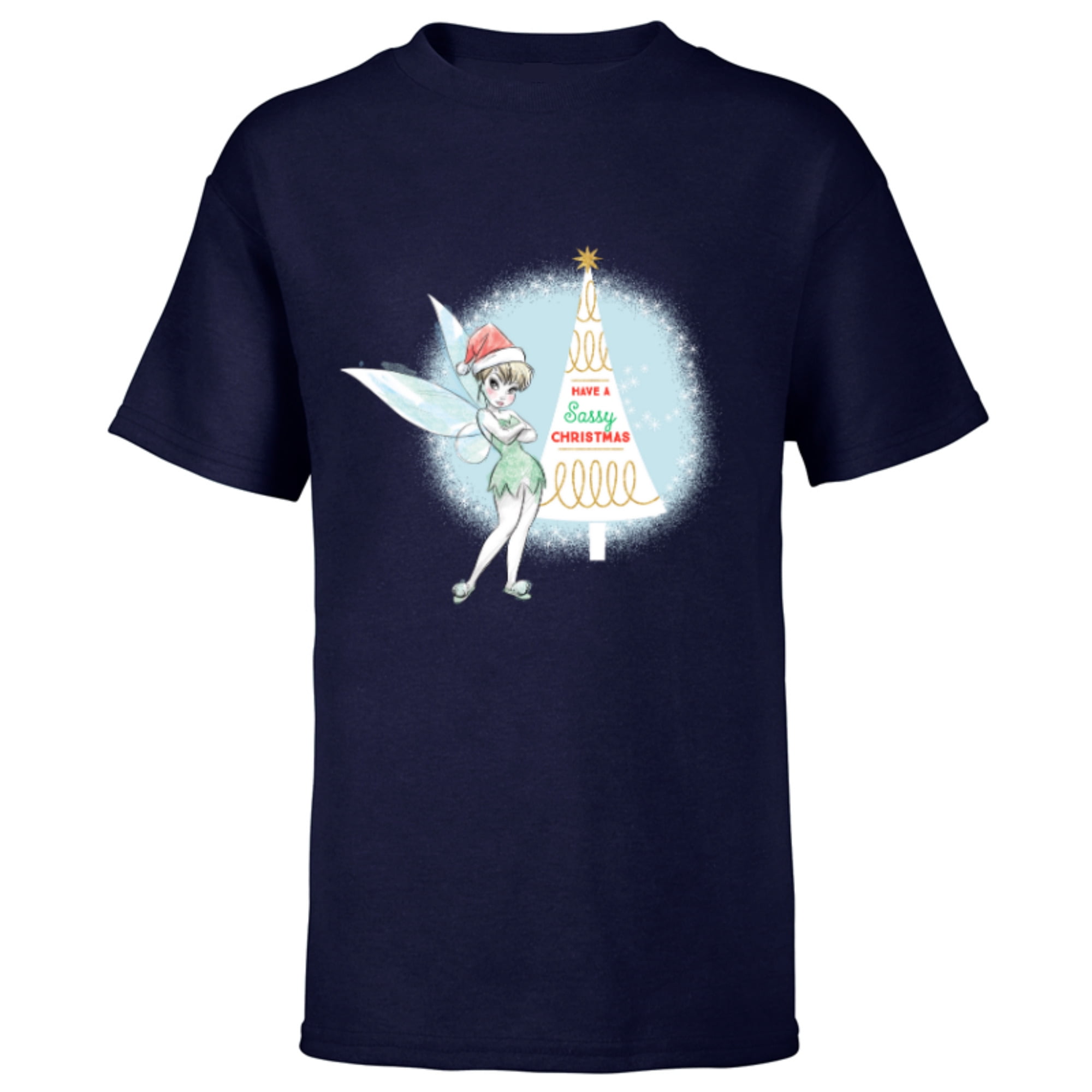 Disney Tinker Bell Sassy Christmas Holiday - Short Sleeve T-Shirt for ...
