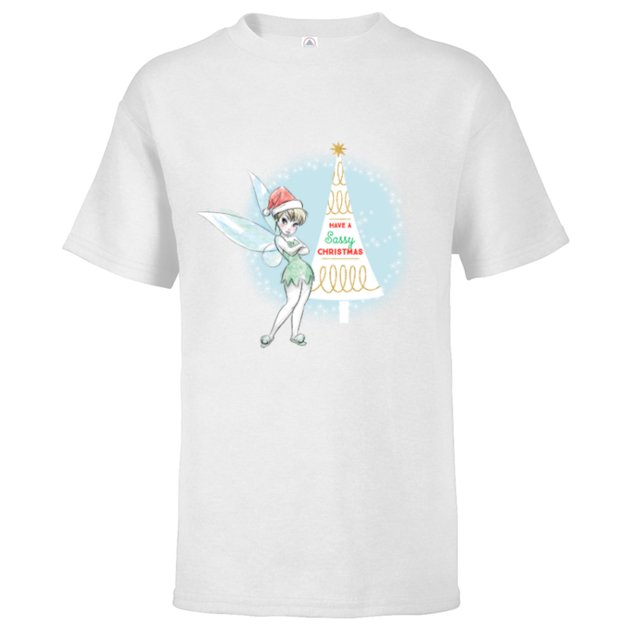 Disney Tinker Bell Sassy Christmas Holiday - Short Sleeve T-Shirt for ...