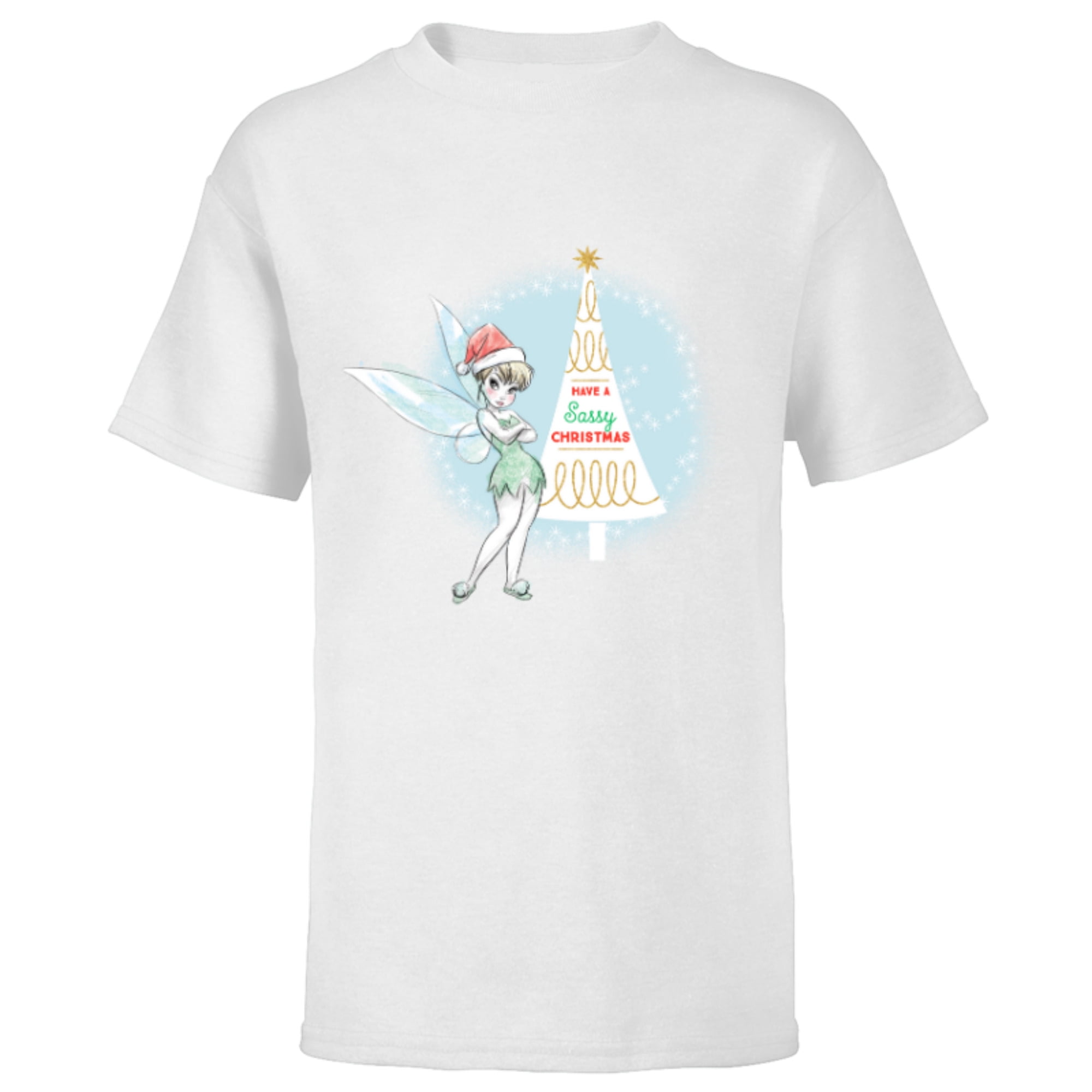 Disney Tinker Bell Sassy Christmas Holiday - Short Sleeve T-Shirt for ...