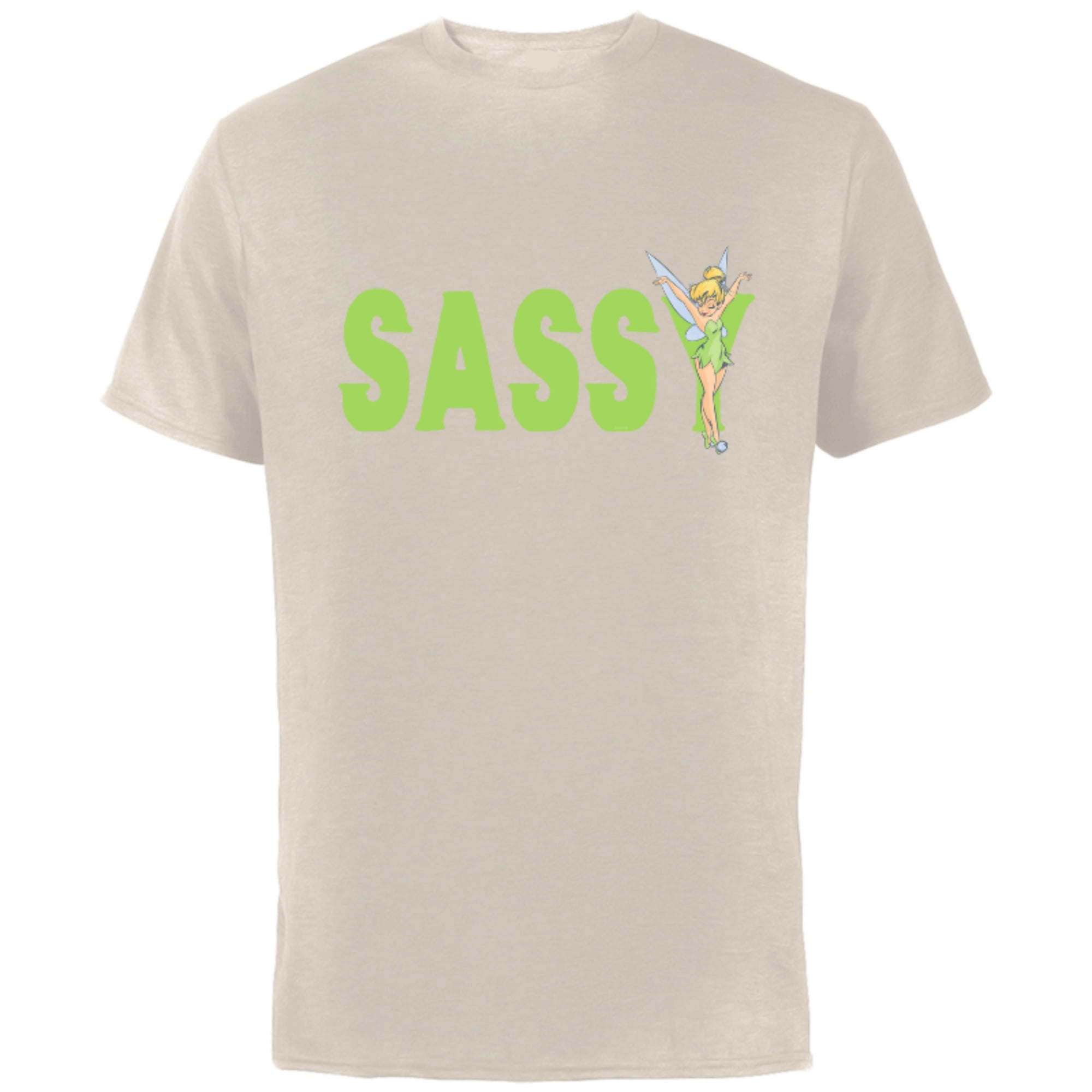 Disney Tinker Bell Sassy - Short Sleeve Cotton T-Shirt for Adults ...