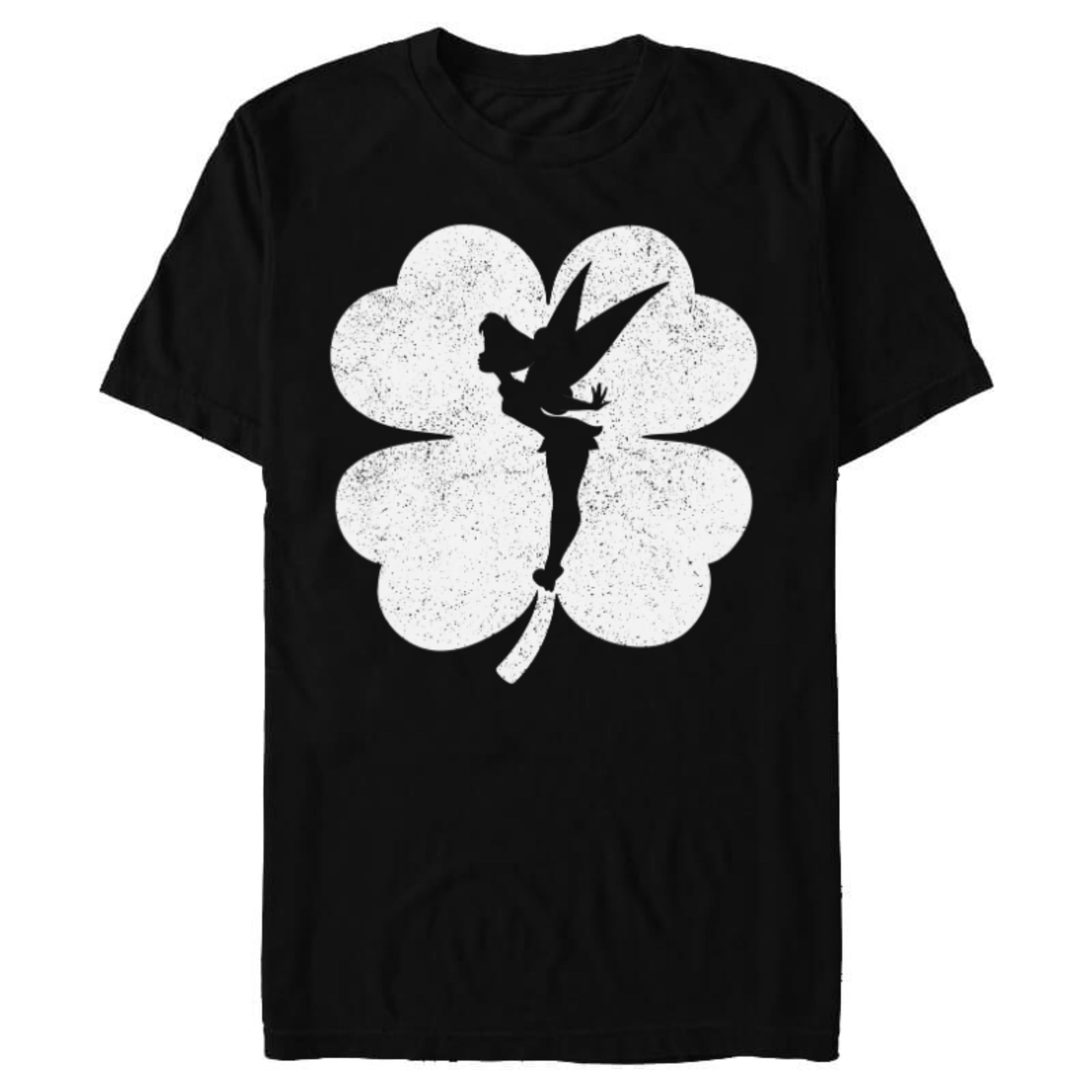 Disney Tinker Bell Shamrock Silhouette St. Patrick's Day - Short Sleeve ...