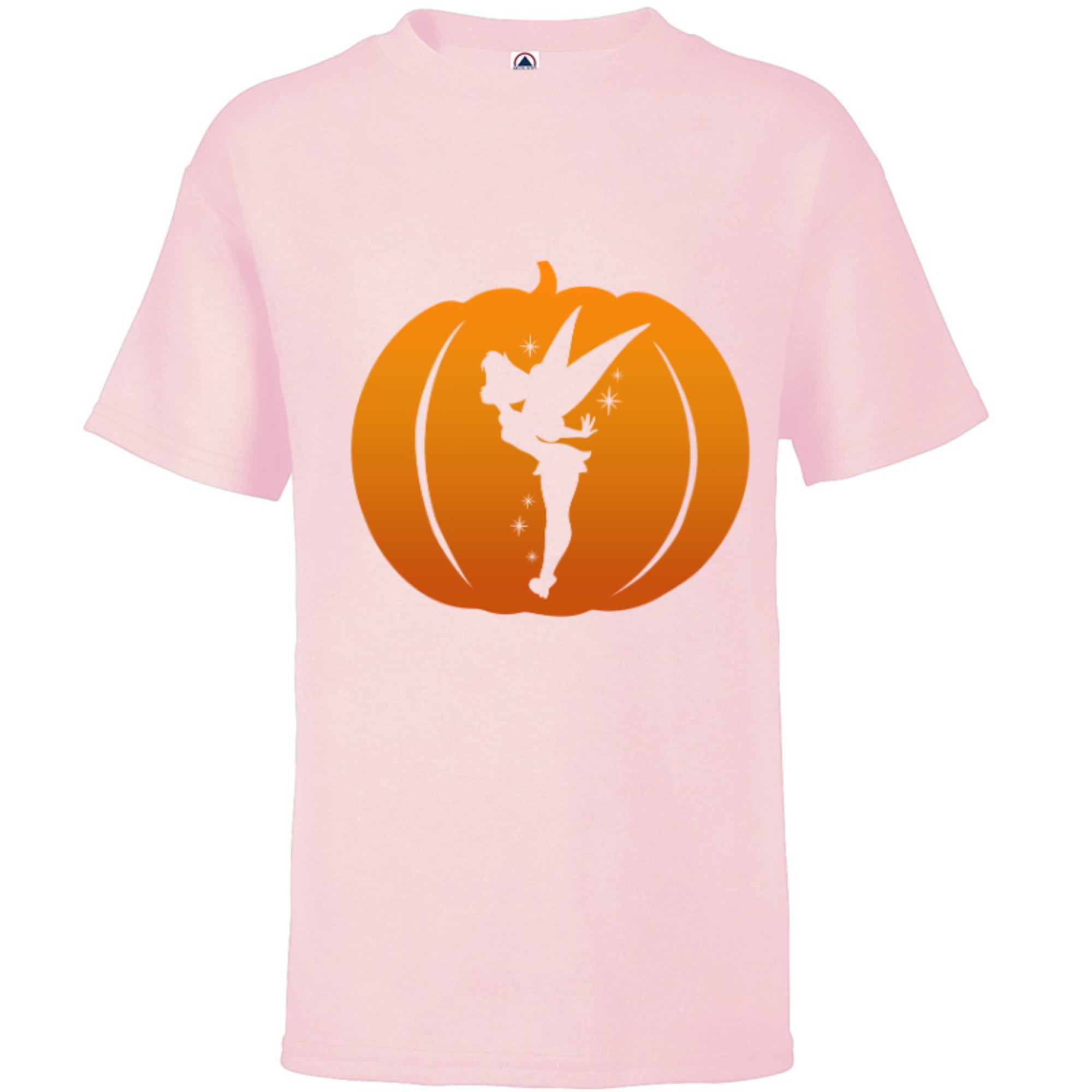 Disney Tinker Bell Silhouette Halloween Pumpkin - Short Sleeve T-Shirt ...