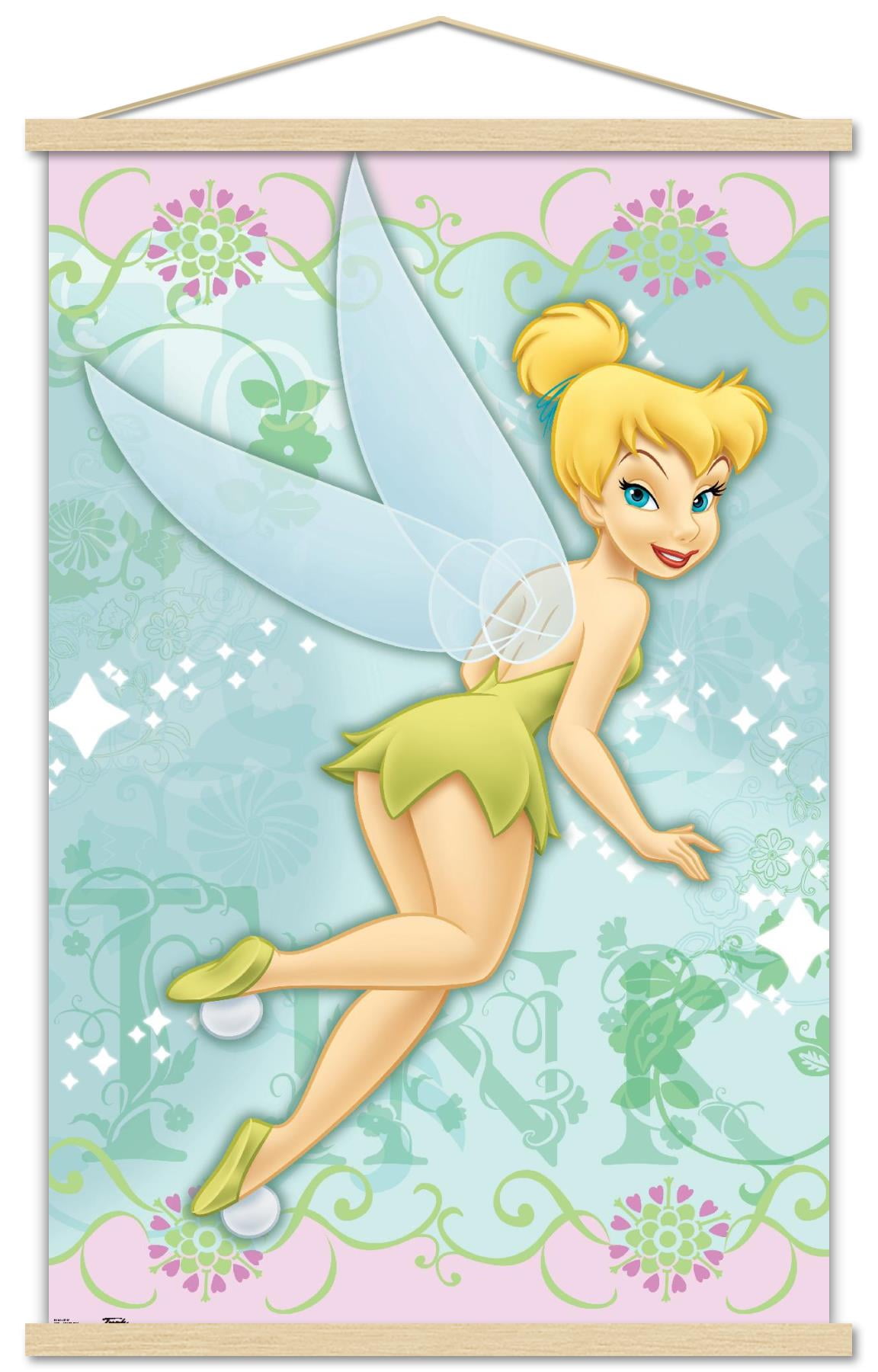 Disney Tinker Bell - Tradition Wall Poster with Wooden Magnetic Frame ...