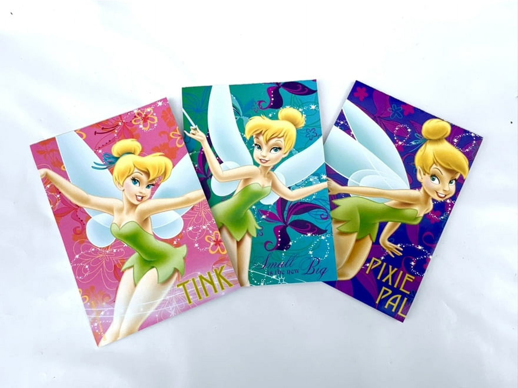 Disney Tinker Bell and Fairies 3pk mini notepads - Walmart.com