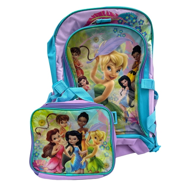 Disney Tinker Bell and Fairy Friends Kids School Backpack with ...