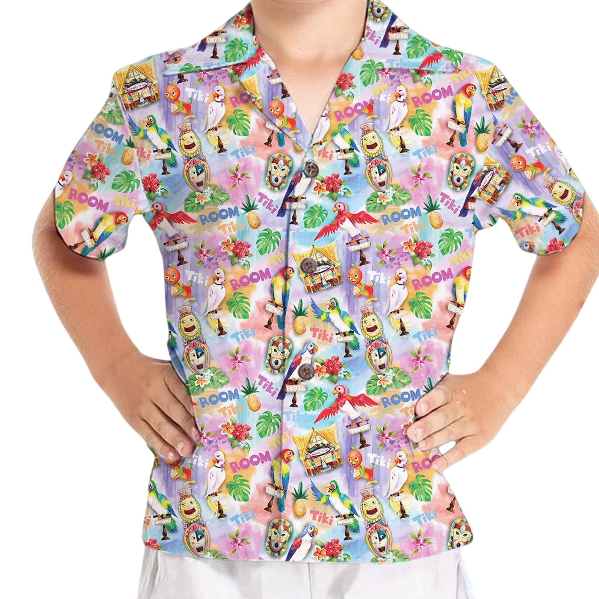 Disney Tinker Bell and Peter Pan Hawaiian Shirt, Summer Aloha Tee ...