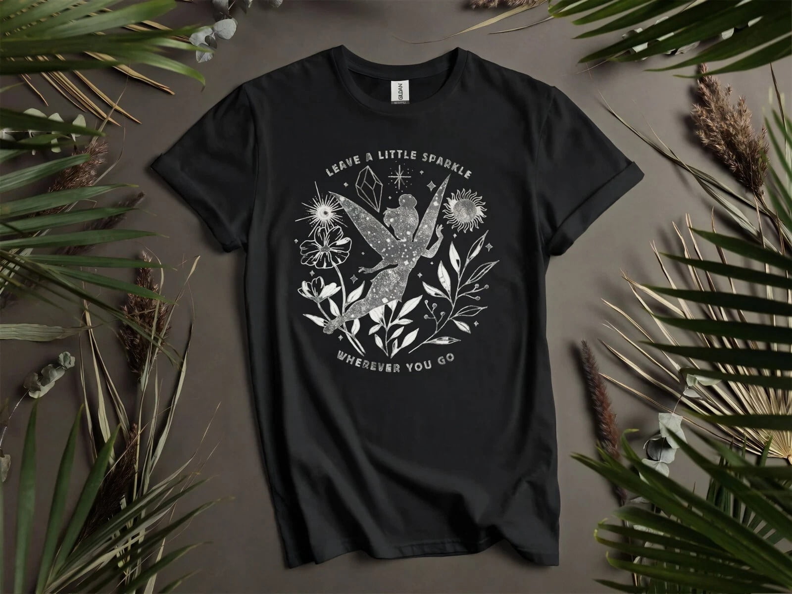 Disney Tinkerbell Leave A Little Sparkle Peter Pan Pixie Dust Trail T ...