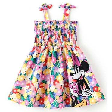 Disney Tsum Tsum Girls Chiffon Dress - Walmart.com