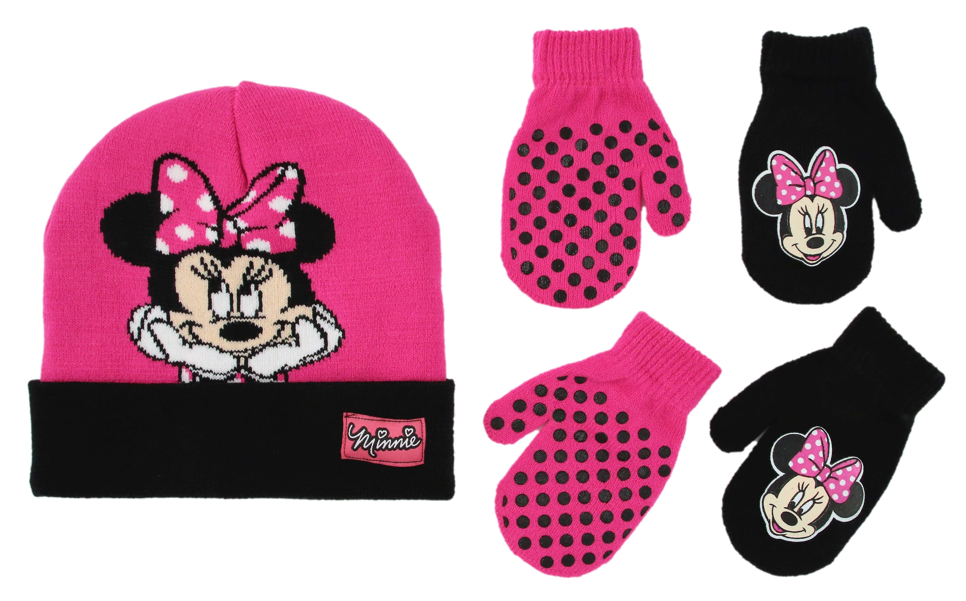 Disney Toddler Winter Hat, Kids Gloves or Toddlers Mittens, Minnie ...