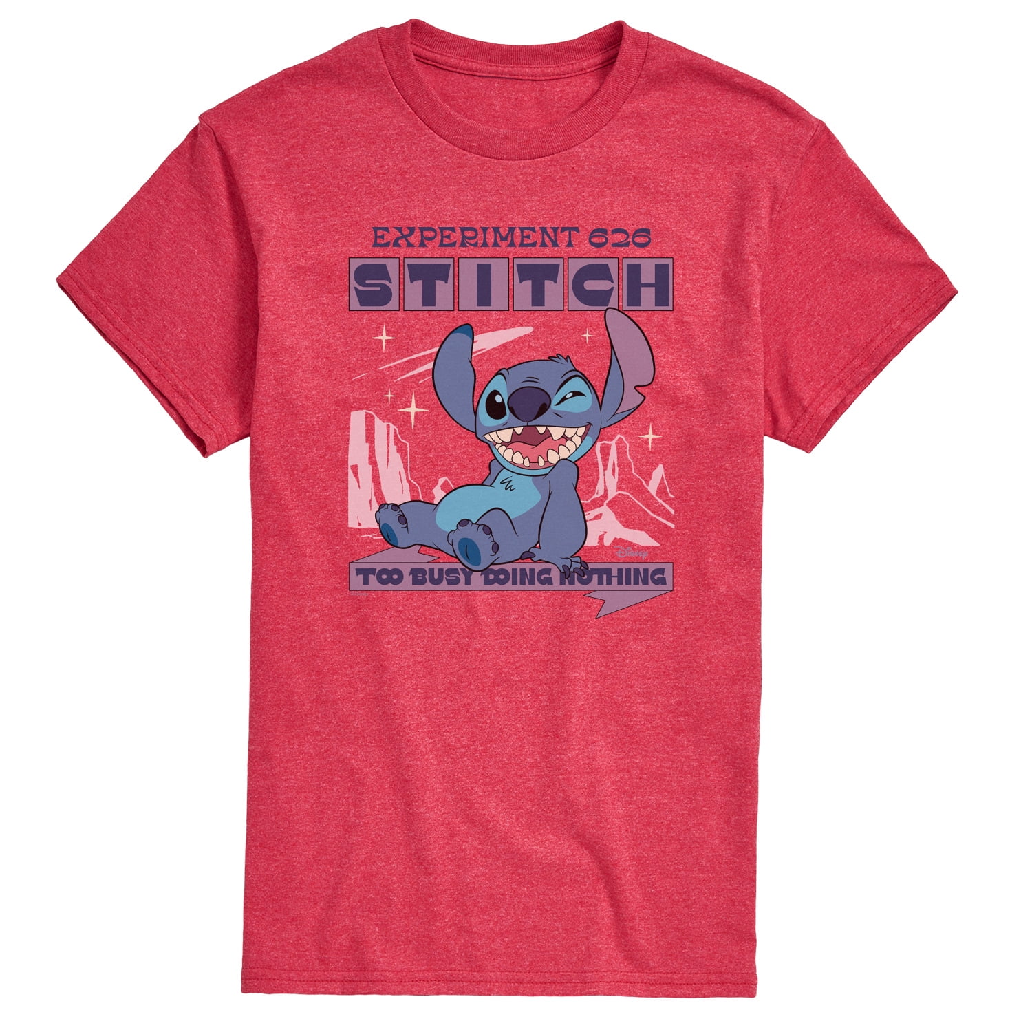 Lilo & Stitch - Too Busy - Men's Short Sleeve Graphic T-Shirt - Walmart.com
