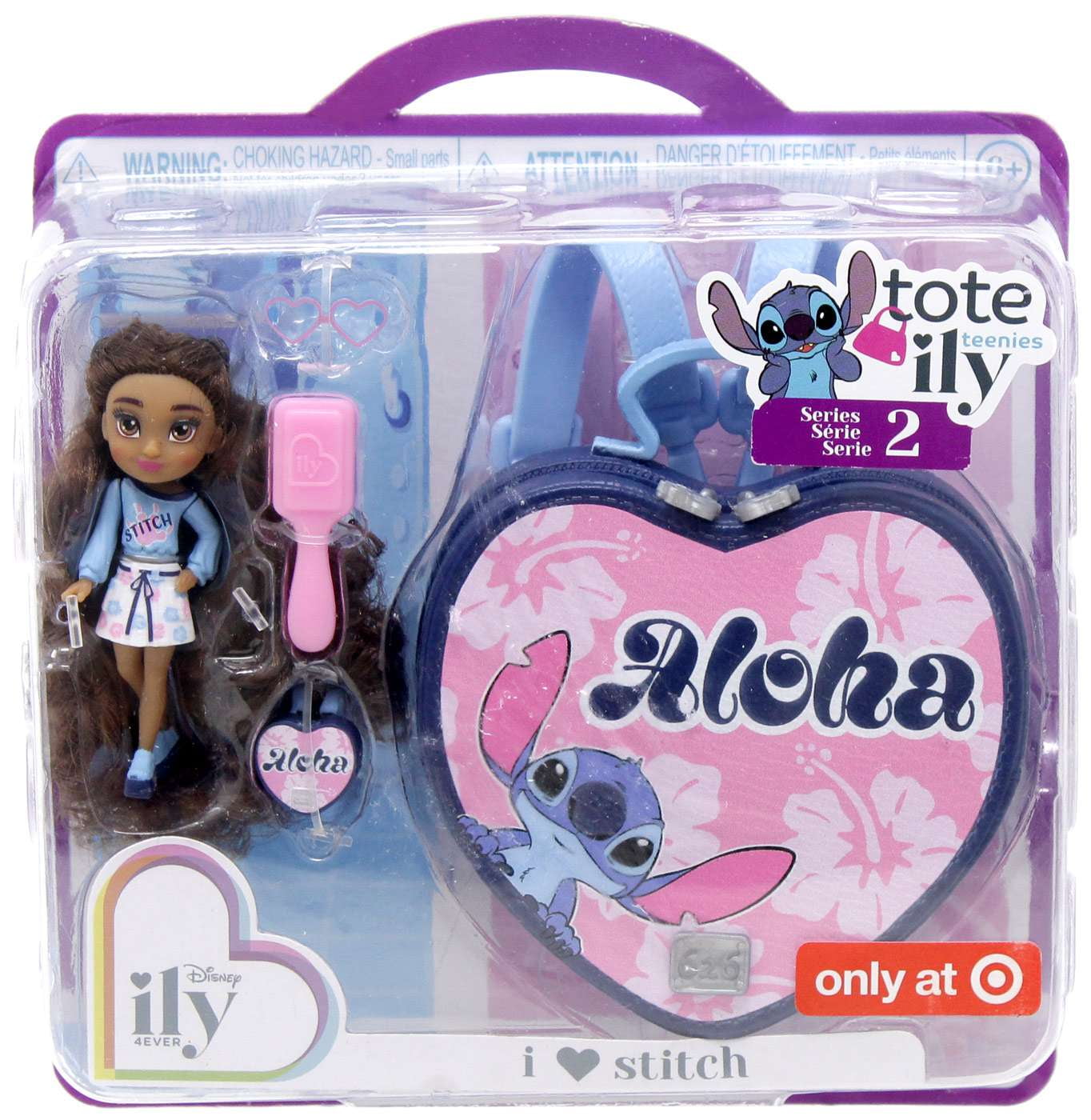 Disney Tote Ily Teenies Series 2 I Love Stitch Mini Doll - Walmart.com