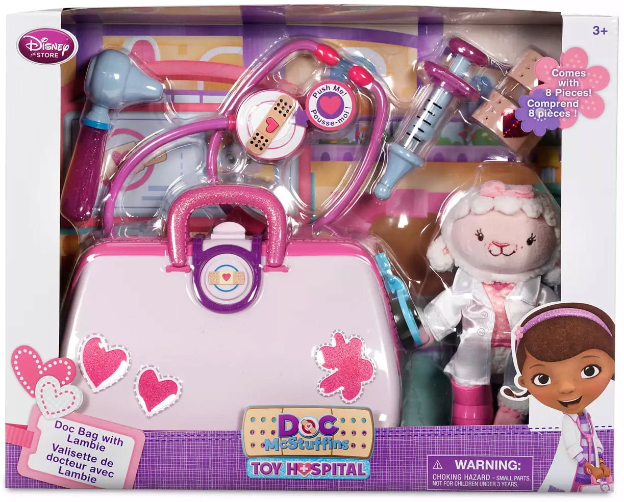 Disney Toy Hospital Doc Bag with Lambie Play Set - Walmart.com