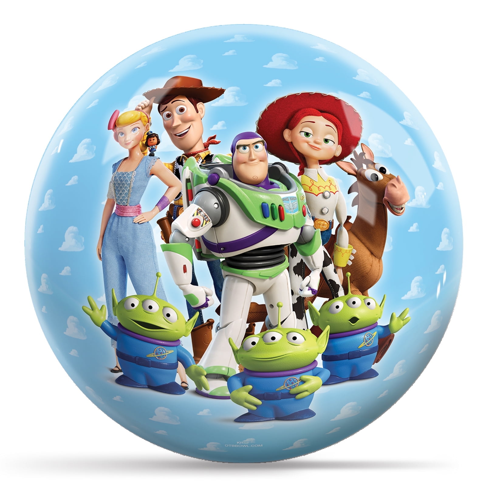 Disney Toy Story 2 Characters Undrilled Bowling Ball 15lb - Walmart.com