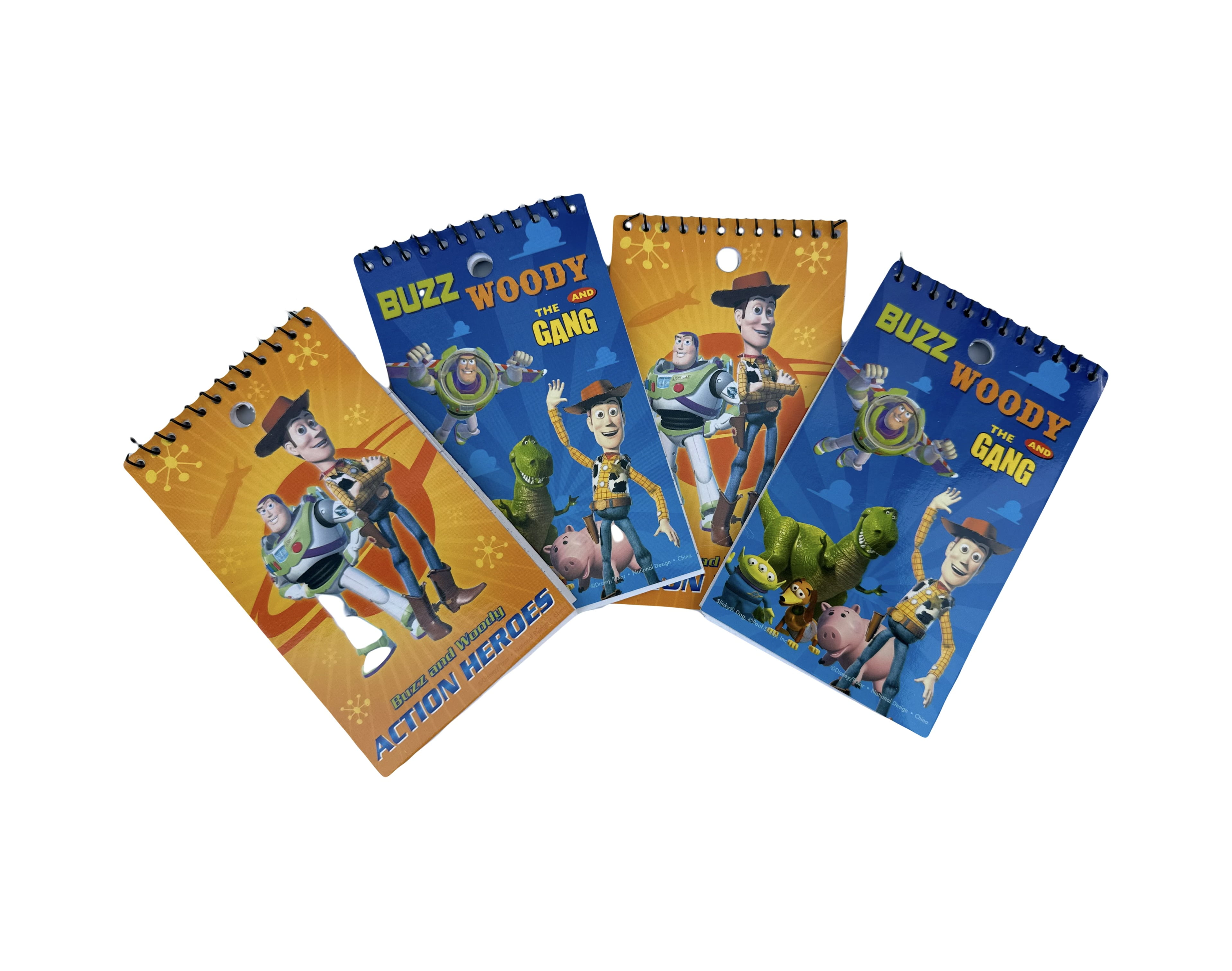 4pk Disney Toy Story Pocket Size spiral notebooks - Buzz And Woody ...