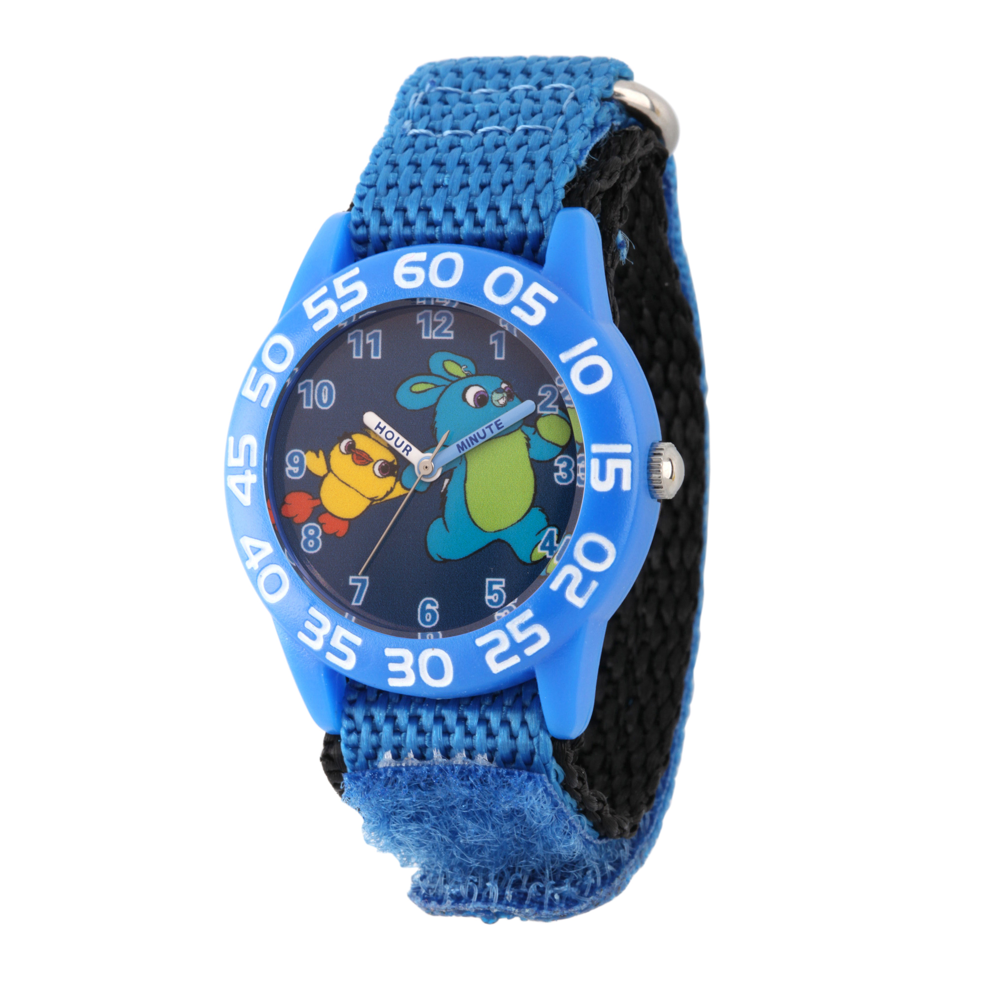 Disney Toy Story 4 Bunny Ducky Boys' Blue Plastic Watch, 1-Pack ...
