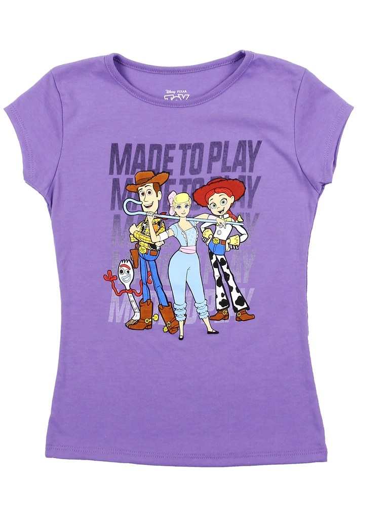 Disney Toy Story 4 Girls' Cap Sleeve T-Shirt (Toddler & Little Girls ...
