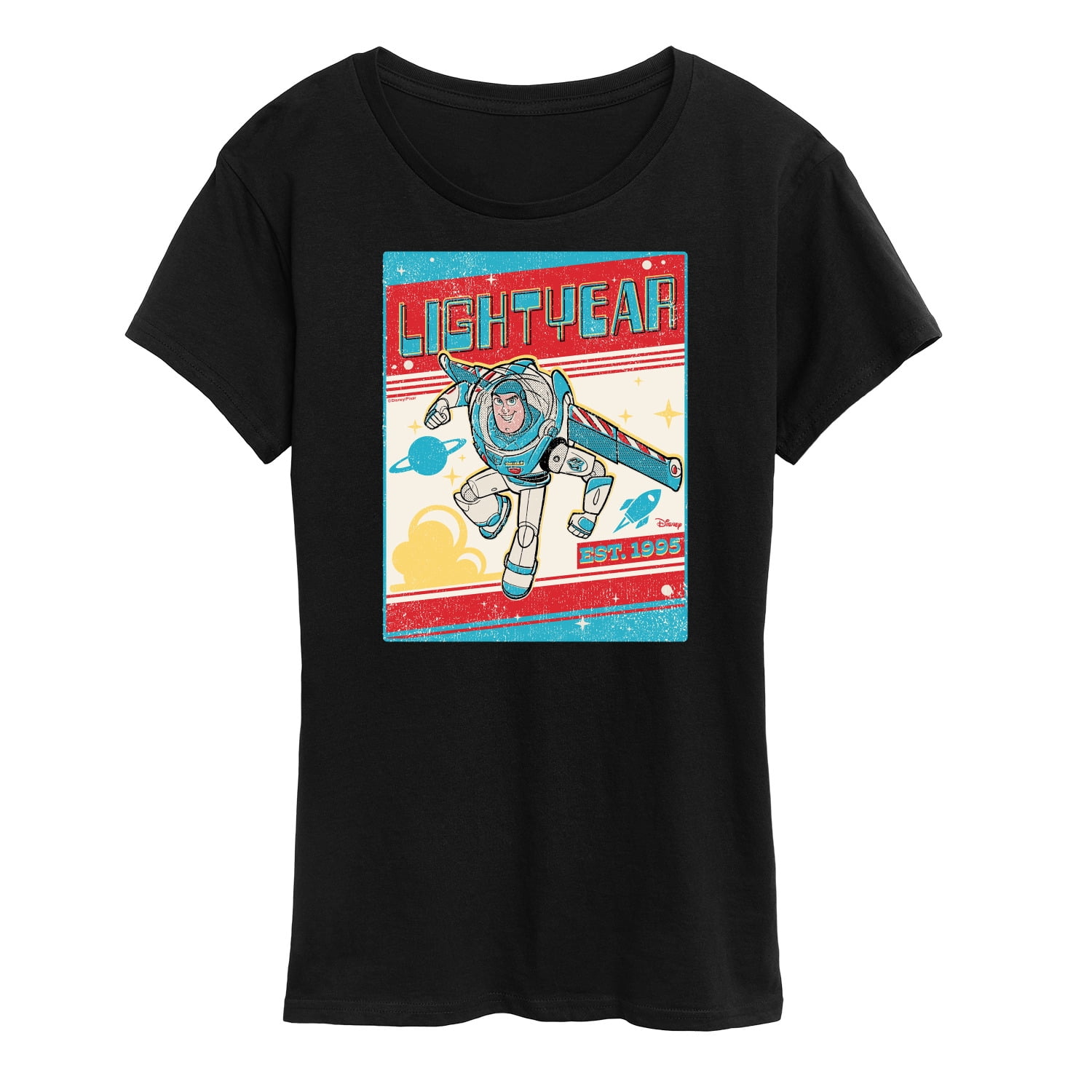 Disney - Toy Story 4 - Lightyear Est 1995 - Women's Short Sleeve ...