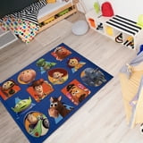 Disney Toy Story 4 Squares Printed Rug, 4'6" x 6'6" - Walmart.com