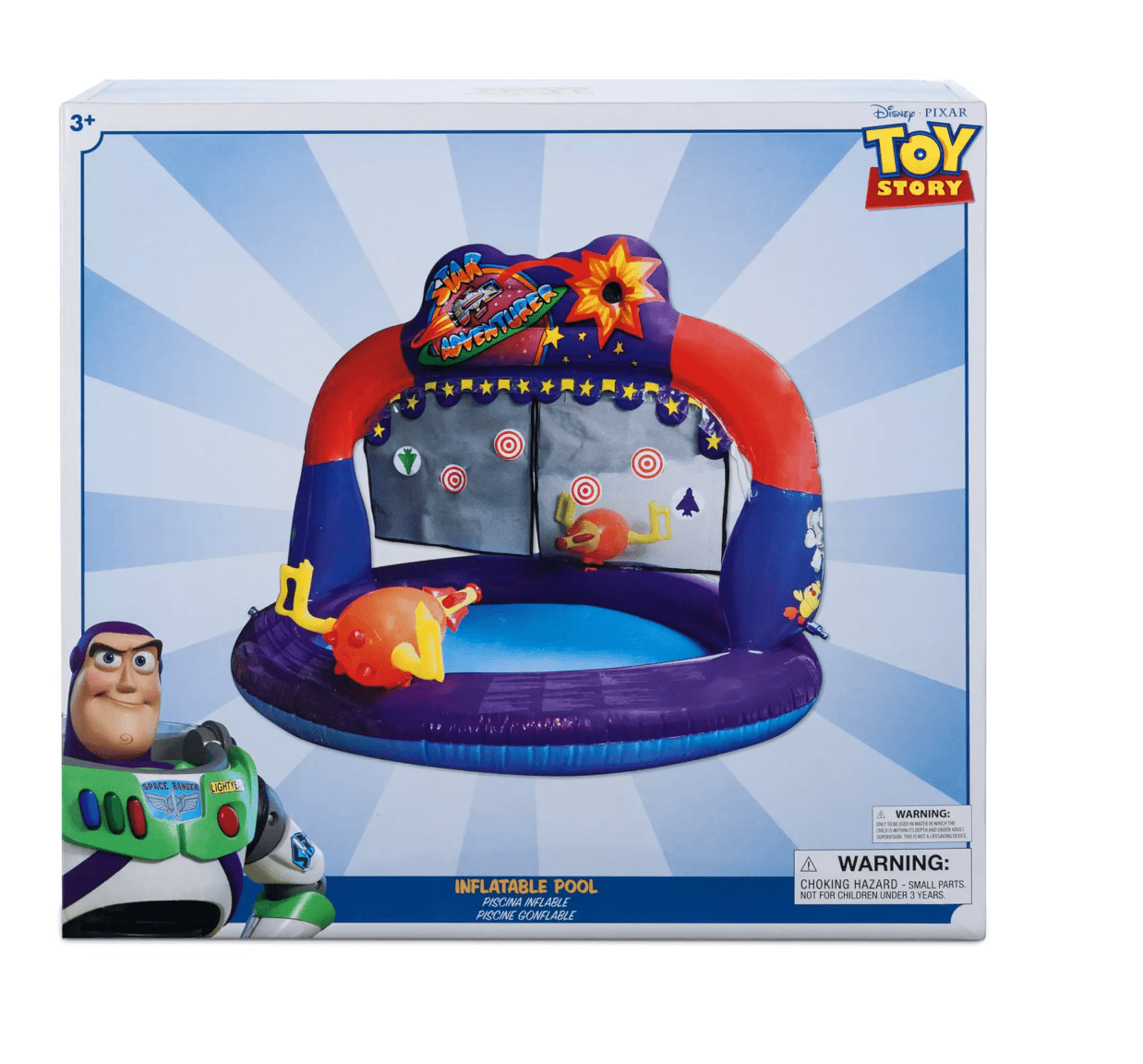 Disney Toy Story 4 Summer Splash Inflatable Pool with Arch New with Box ...