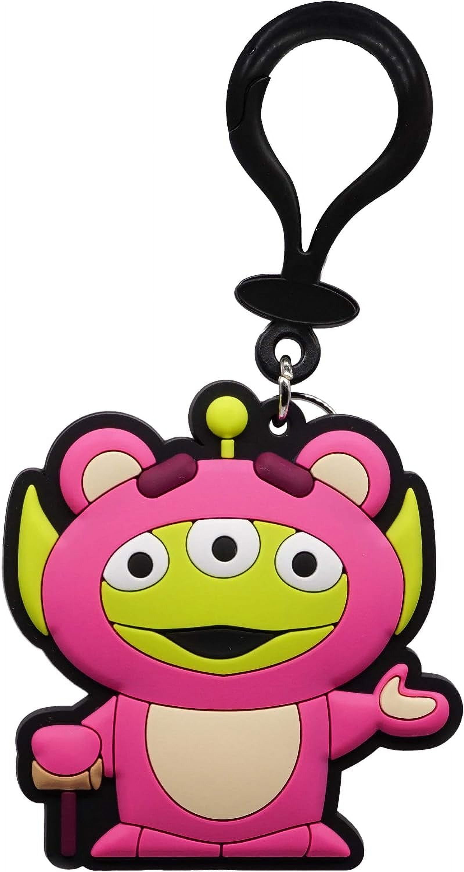 Disney Toy Story Alien Remix Lotso Bear Soft Touch ID Tag Bag Clip ...