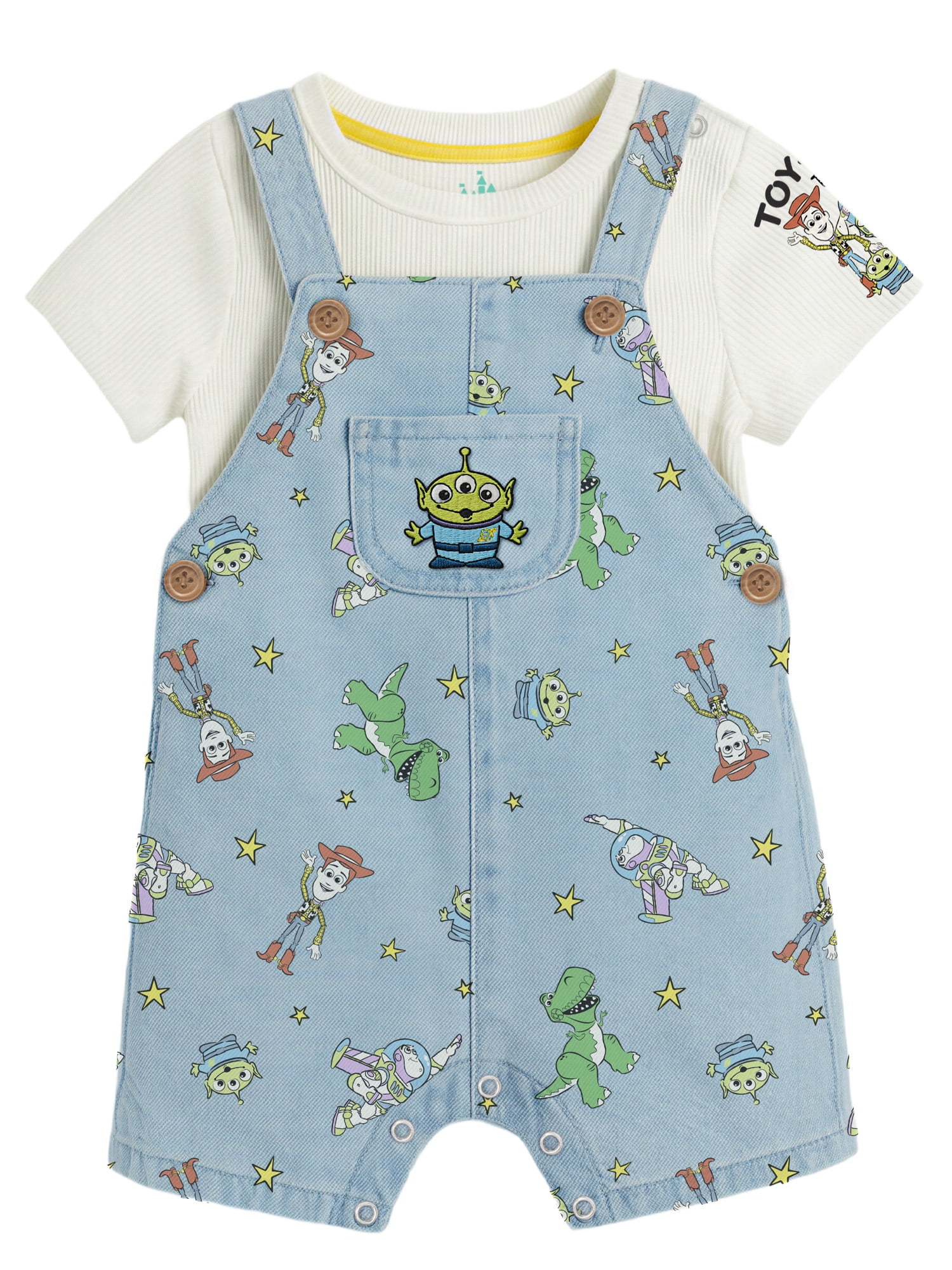 Disney Toy Story Baby Boy Shortall Set, Sizes 0/3 Months-24 Months ...