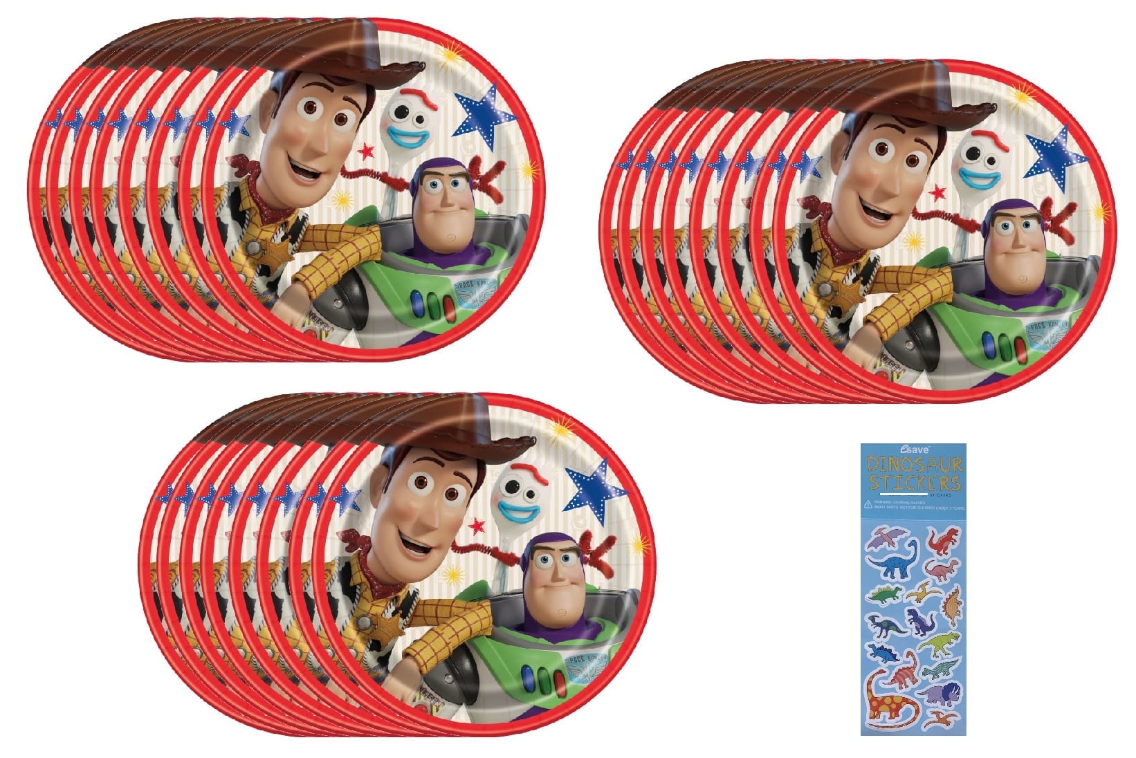 Disney Toy Story Birthday Party Supplies Bundle Pack includes 24 Lunch ...
