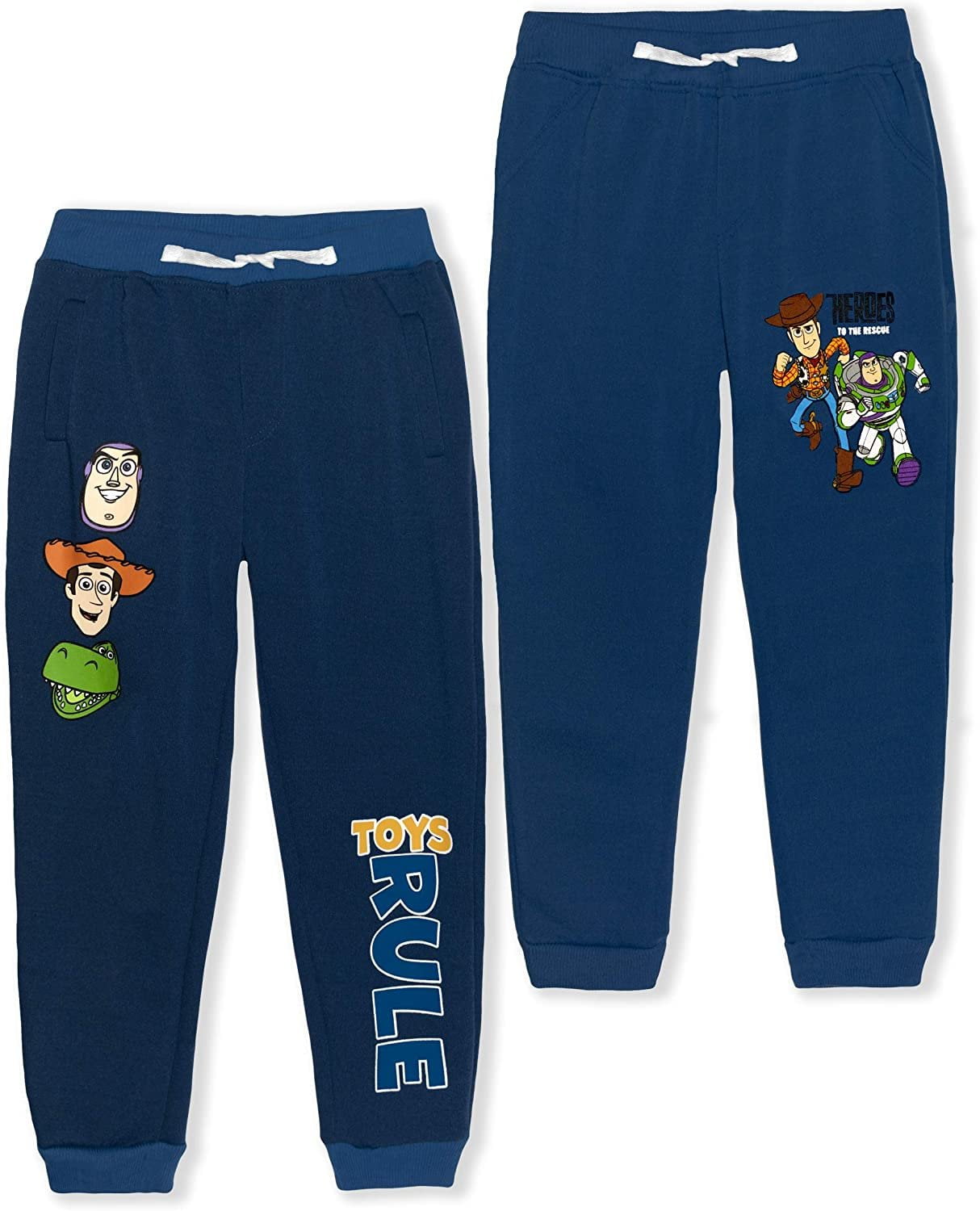 Disney Toy Story Boy's 2-Piece Drawstring Athletic Jogger Pants Set ...