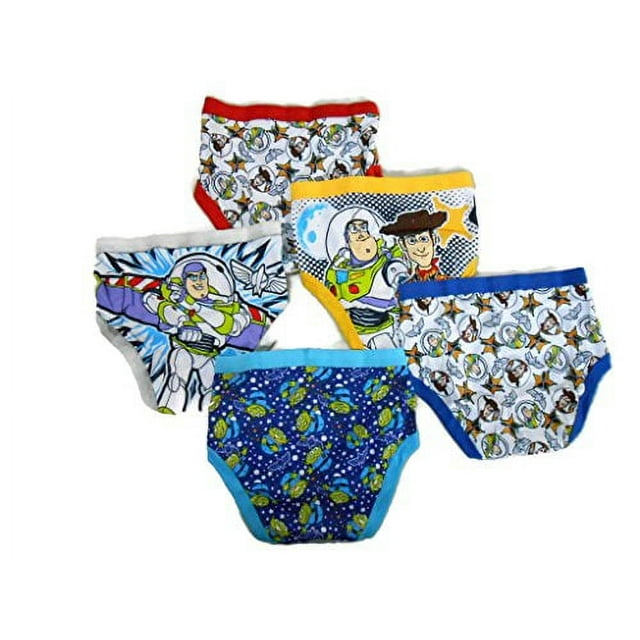 Disney Pixar Toy Story Boys' Underwear, Woody & Buzz Lightyear 5 Pack ...