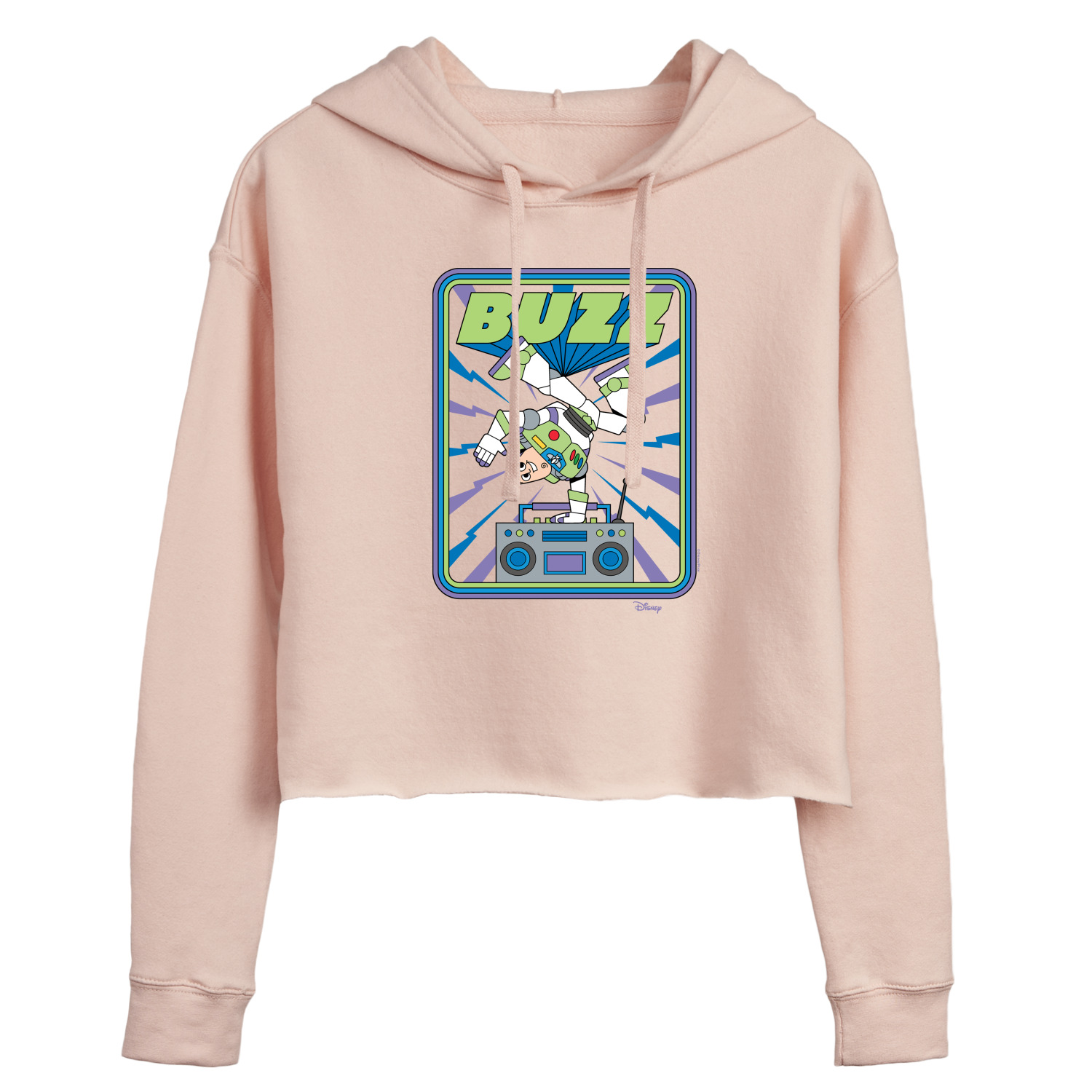 Disney - Toy Story - Buzz Breakdancing - Juniors Cropped Pullover ...
