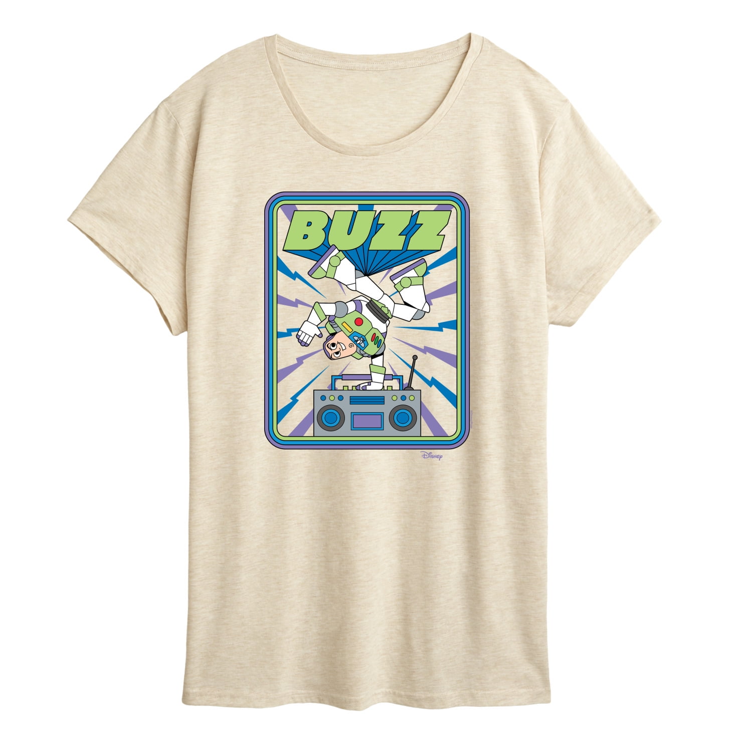 Disney - Toy Story - Buzz Breakdancing - Women's Short Sleeve Graphic T ...