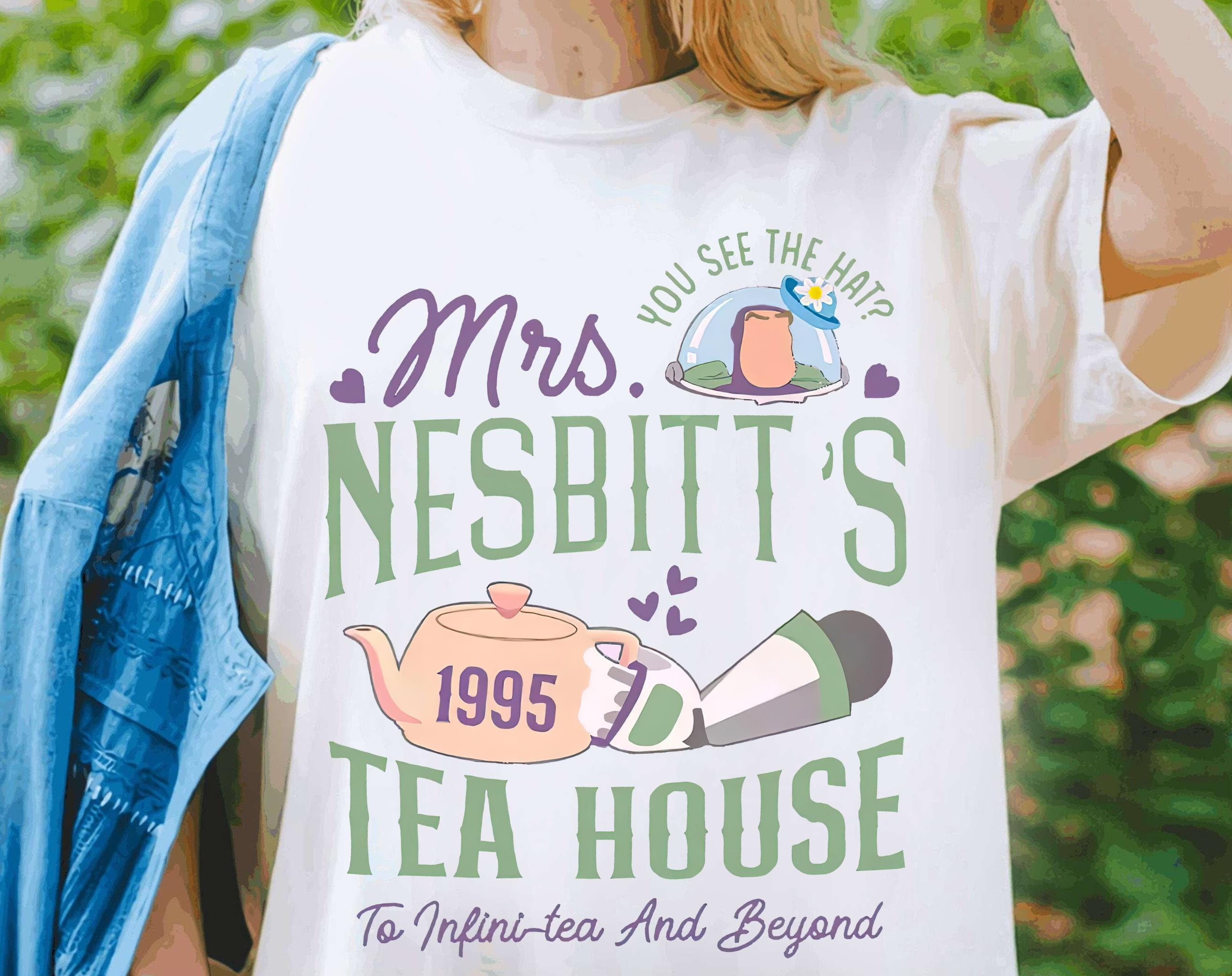 Disney Toy Story Buzz Lightyear Mrs. Nesbitt'S Tea House 1995 Shirt ...