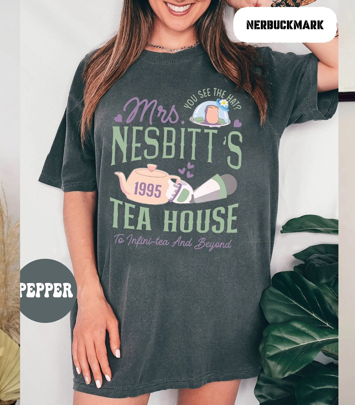 Disney Toy Story Buzz Lightyear Mrs. Nesbitt’s Tea House 1995 Comfort ...