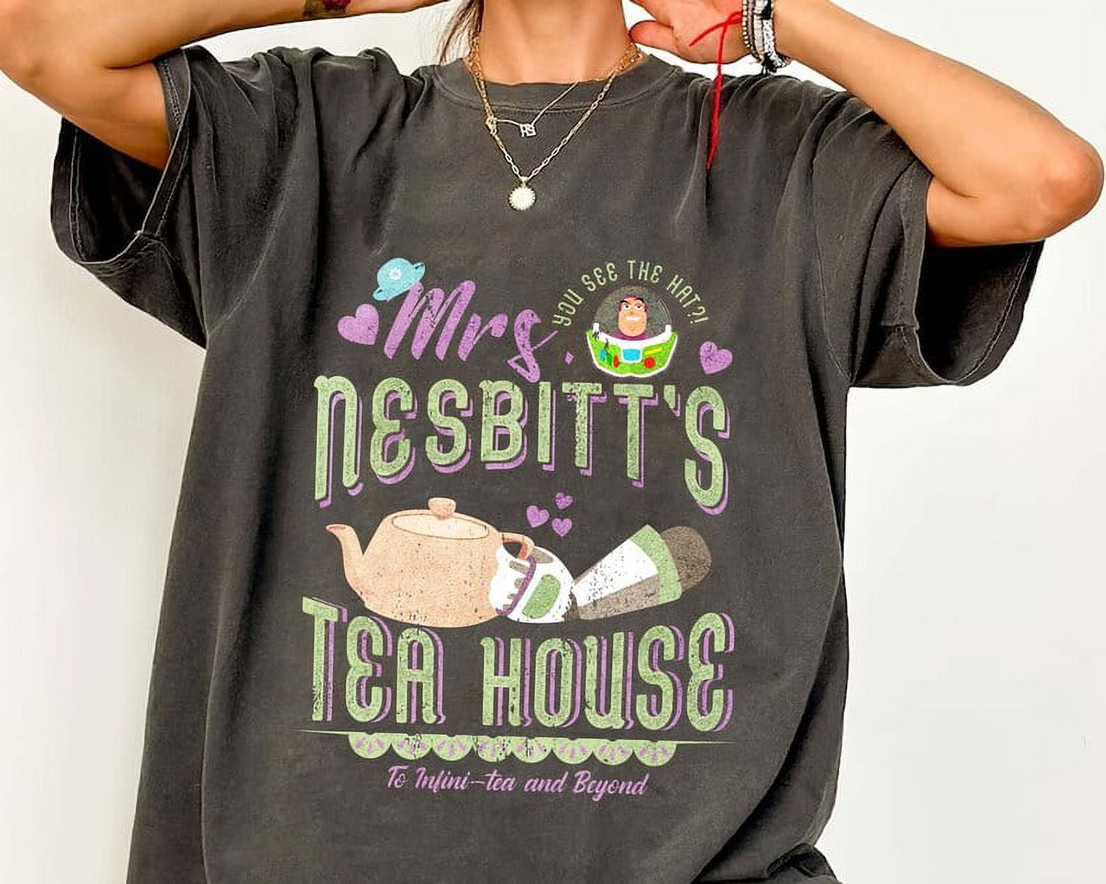 Disney Toy Story Buzz Lightyear Mrs. Nesbittâ€™s Tea House 1995 Shirt ...