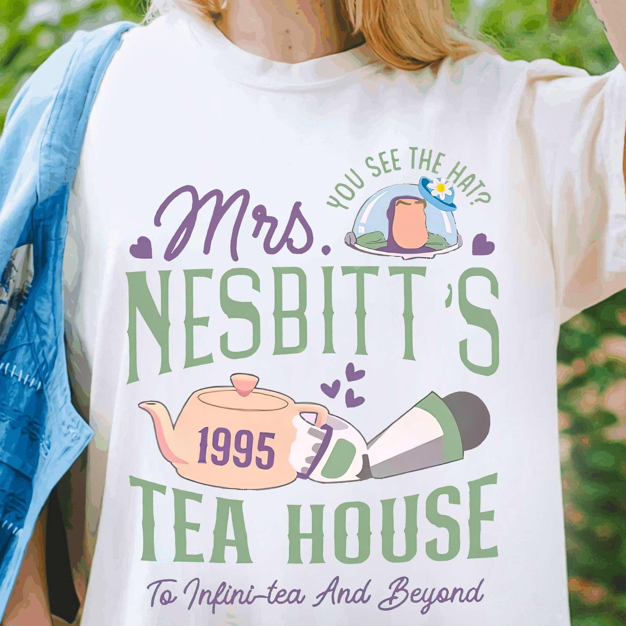 Disney Toy Story Buzz Lightyear Mrs NesbittS Tea House 1995 Shirt ...