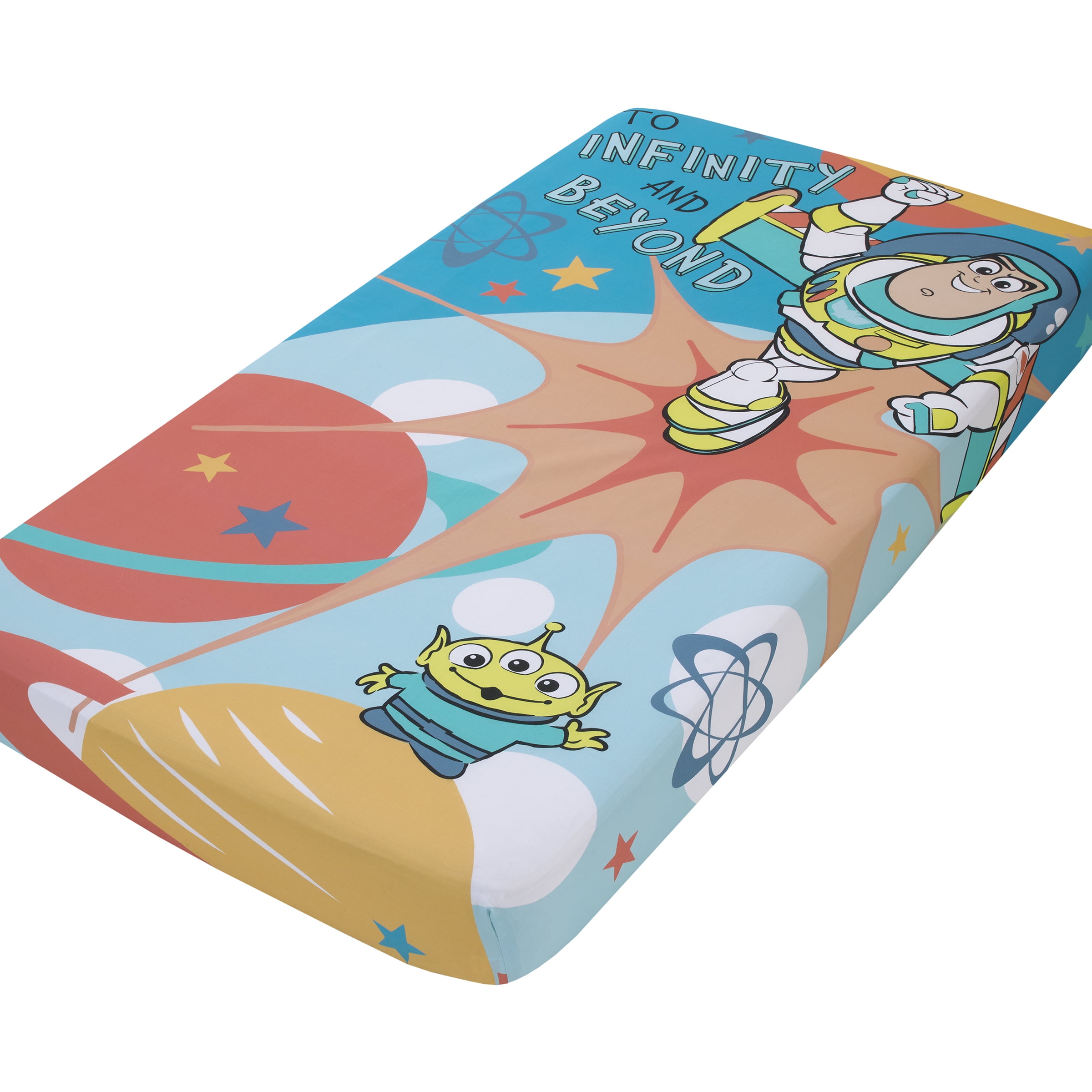 Disney Toy Story Buzz Lightyear Photo Op Fitted Crib Sheet - Walmart.com