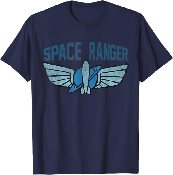 Disney Toy Story Buzz Space Ranger Star Command Logo T-Shirt - Walmart.com