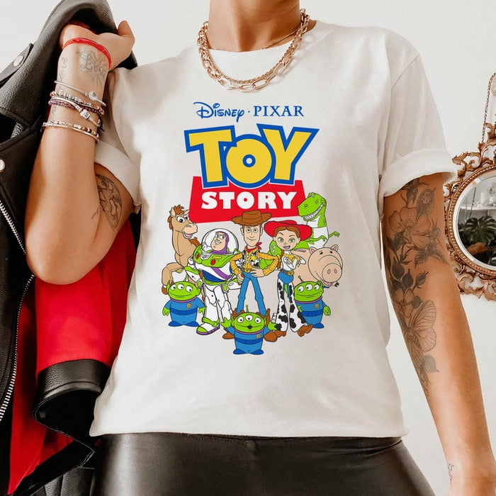 Disney Toy Story Buzz Woody Jessie Graphic T-Shirt, Disneyland Family ...