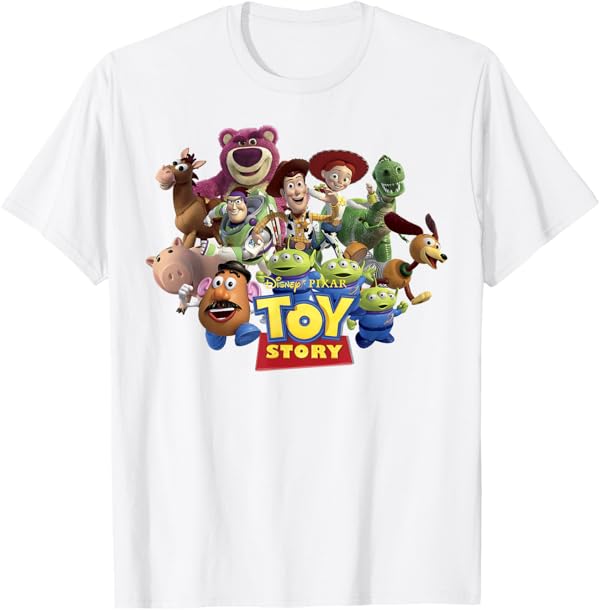 Disney Toy Story Buzz Woody & Jessie Toys Running T-Shirt - Walmart.com