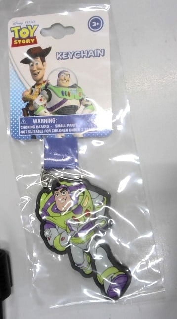 Disney Toy Story Buzz laser cut rubber keychain - Walmart.com