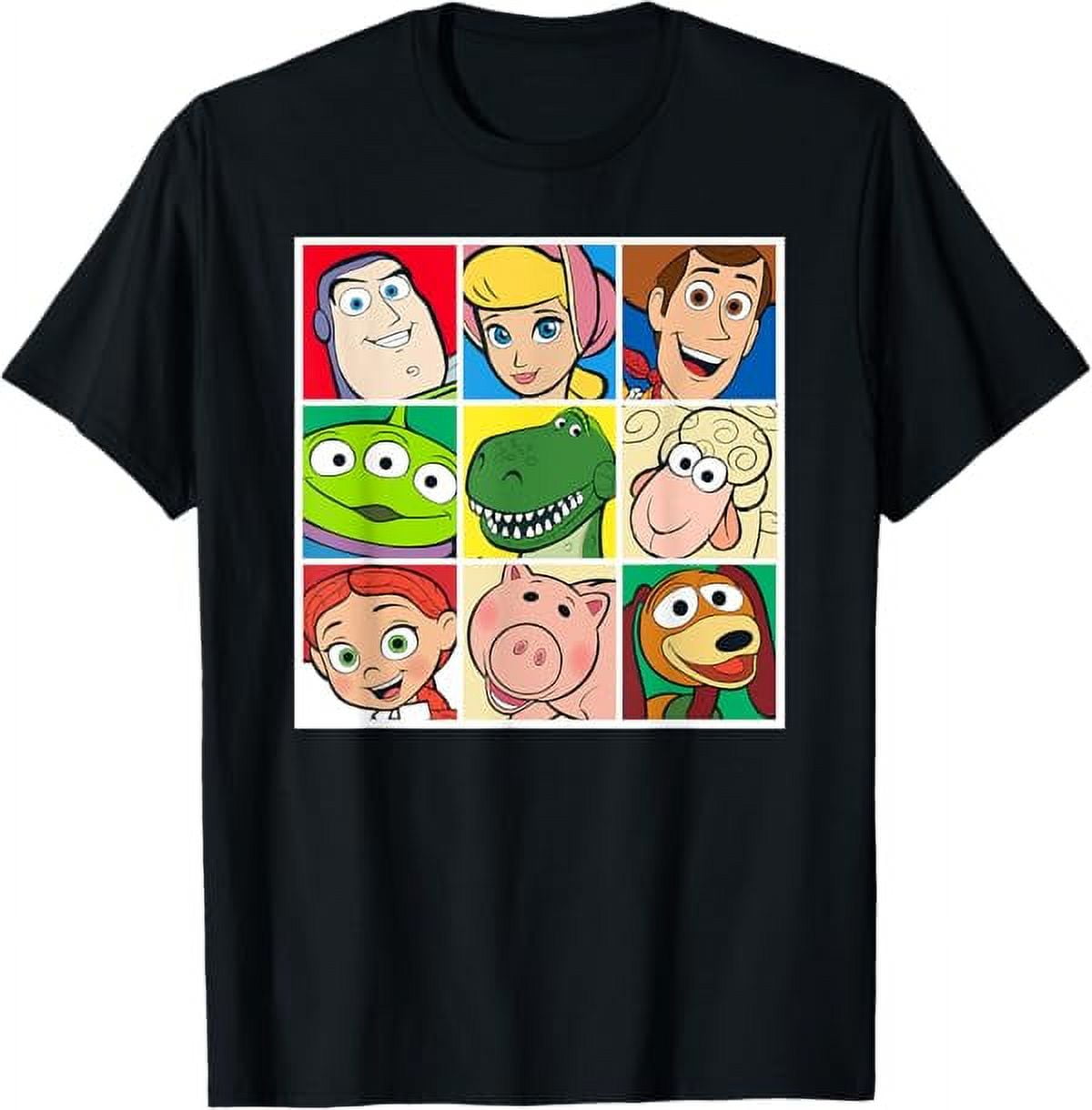 Disney Toy Story Cast Character Grid T-Shirt - Walmart.com