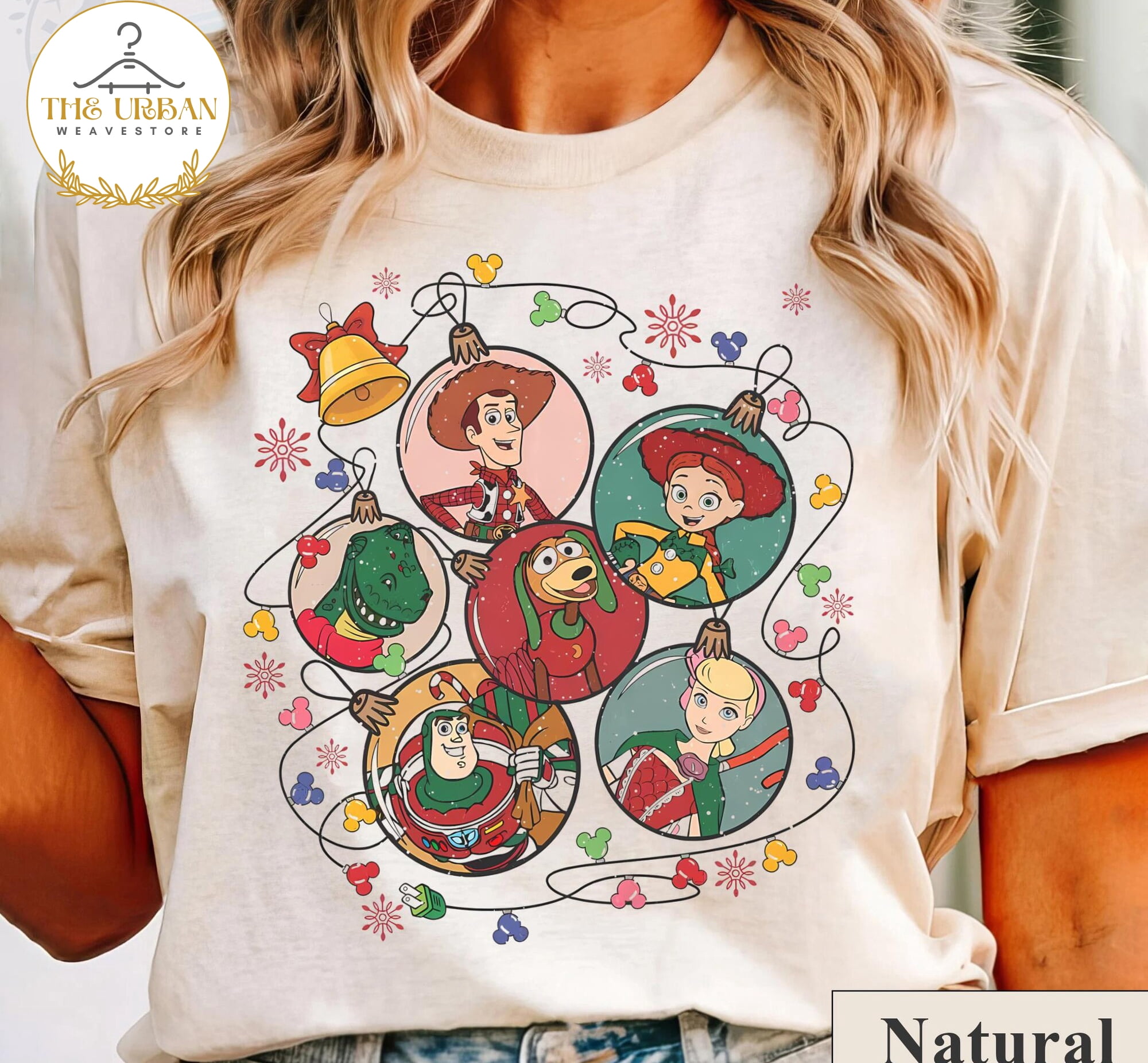 Disney Toy Story Characters Christmas Shirt Ornament Christmas Tree ...