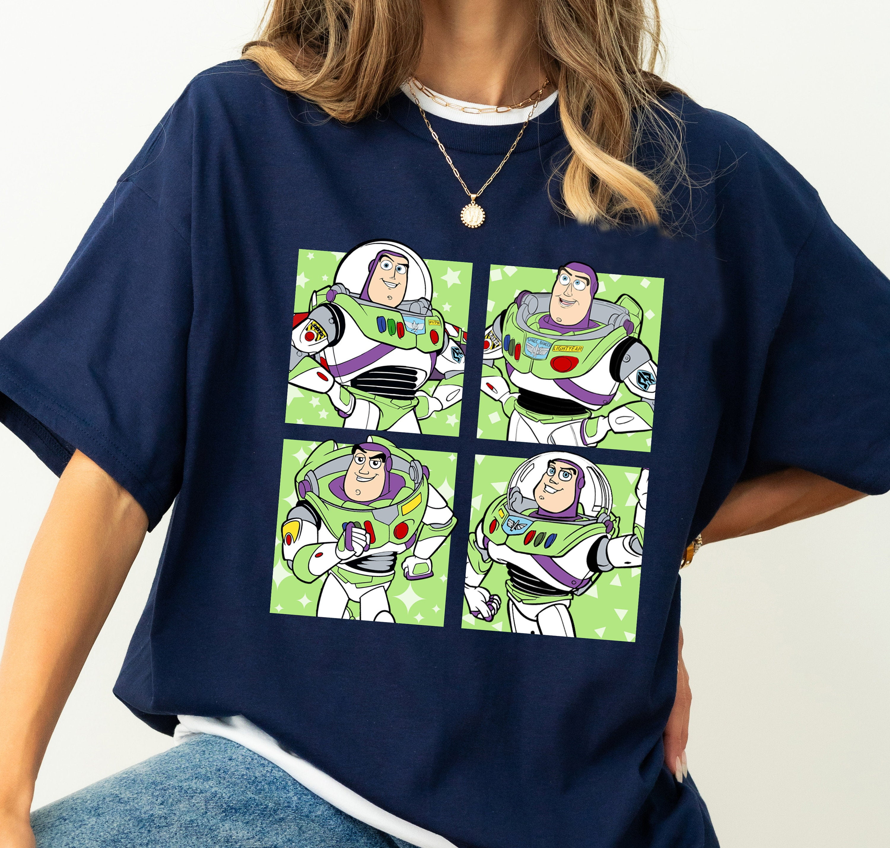 Disney Toy Story Cute Buzz Lightyear Portrait Characters Retro 90S ...