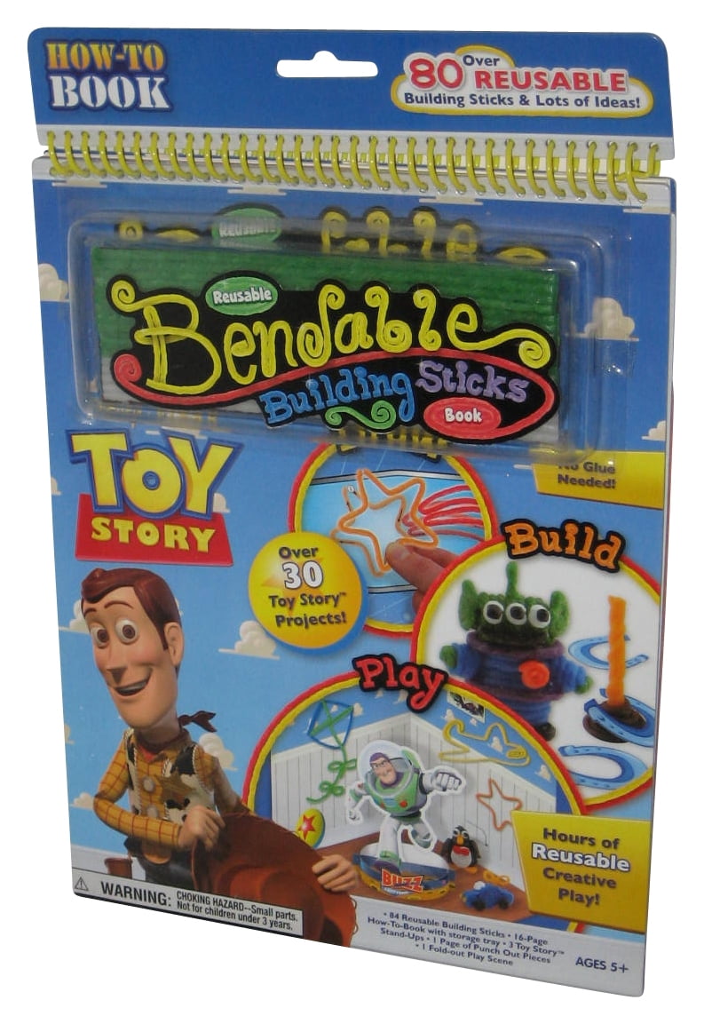 Disney Toy Story Giddy-up Bend N Build Activity How To Book - (Reusable ...